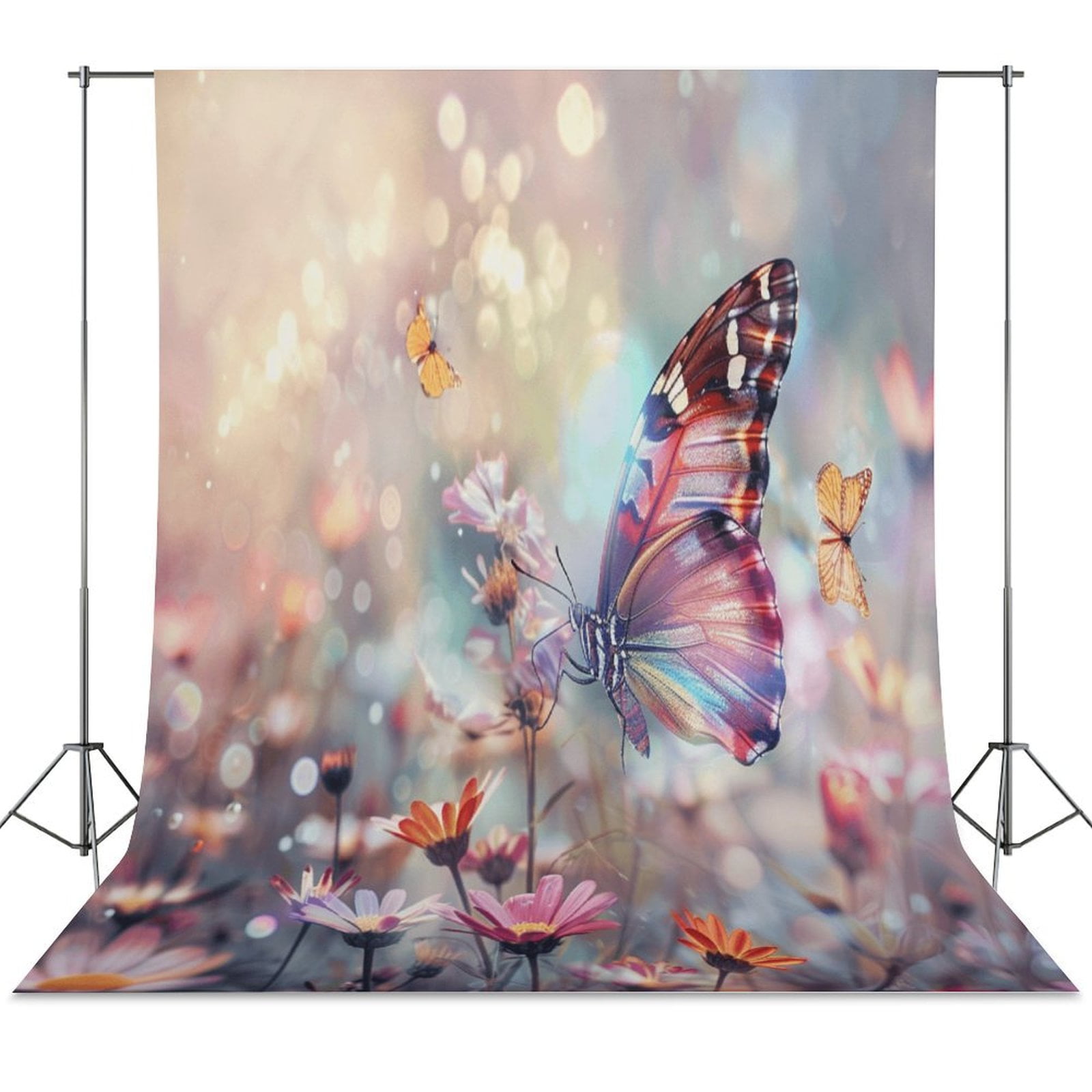 Dancing Butterflies Spring Backdrop Backdrops for Photography Photo ...