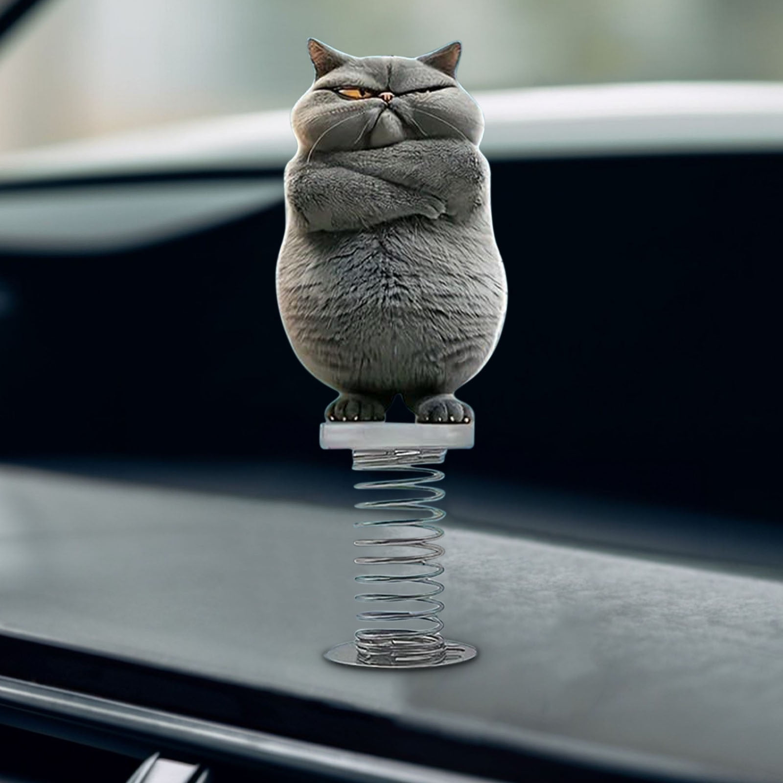 Dancing Cat Dashboard Dancer Cute 2D Acrylic Cat Bobbleheads Shaking ...
