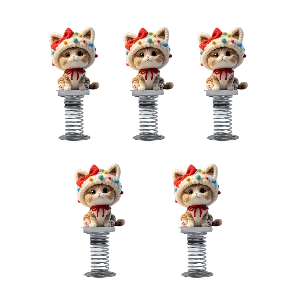 Shaking Cats Bobblehead Dashboard Car Decors Car Interior Desk ...