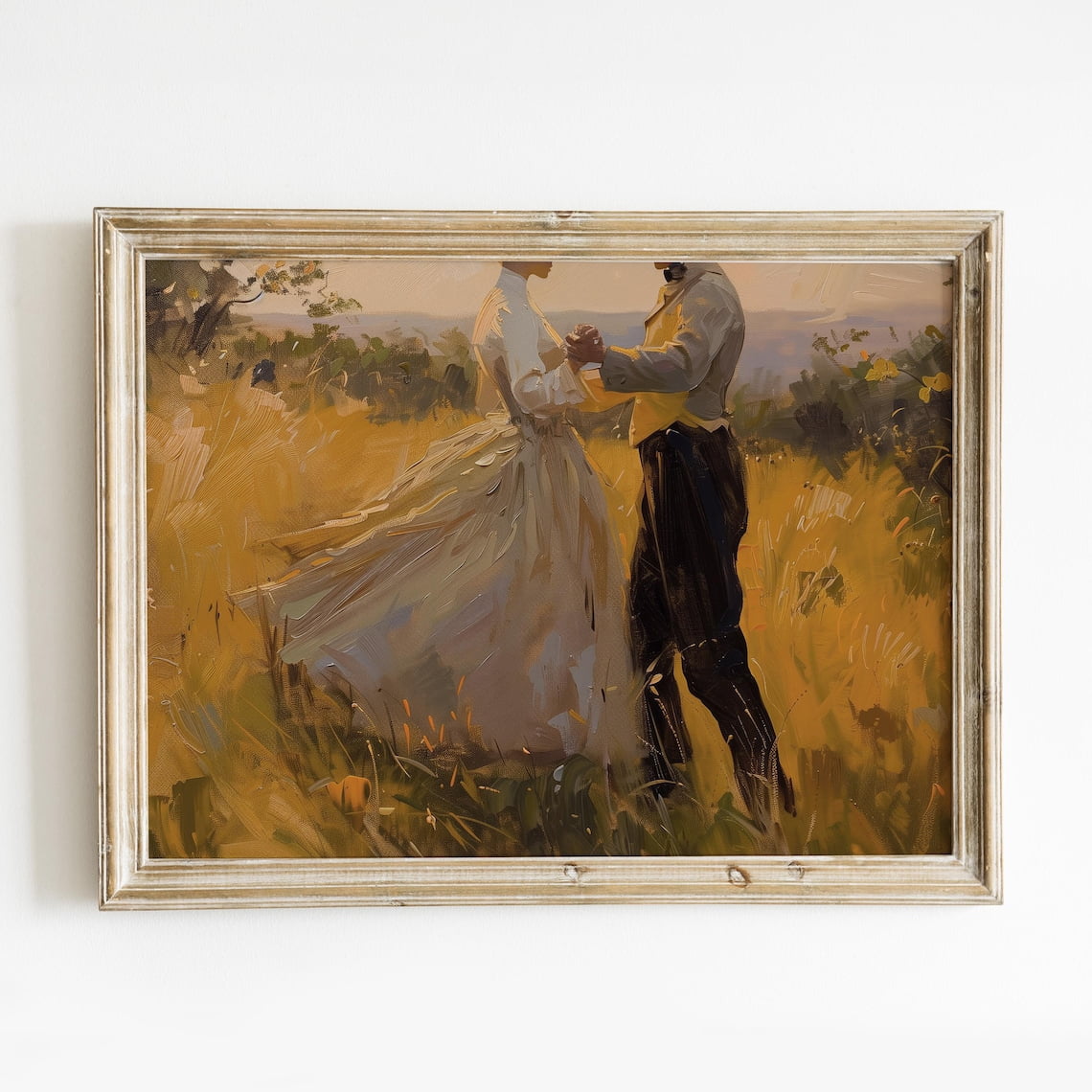 Dancing Couple In Countryside Wall Art, Pride & Prejudice Print ...