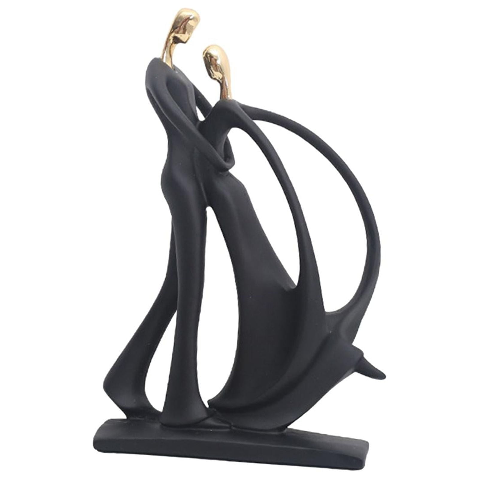 Dancing Couple Figurines Resin Figure Modern Collection Crafts Abstract ...
