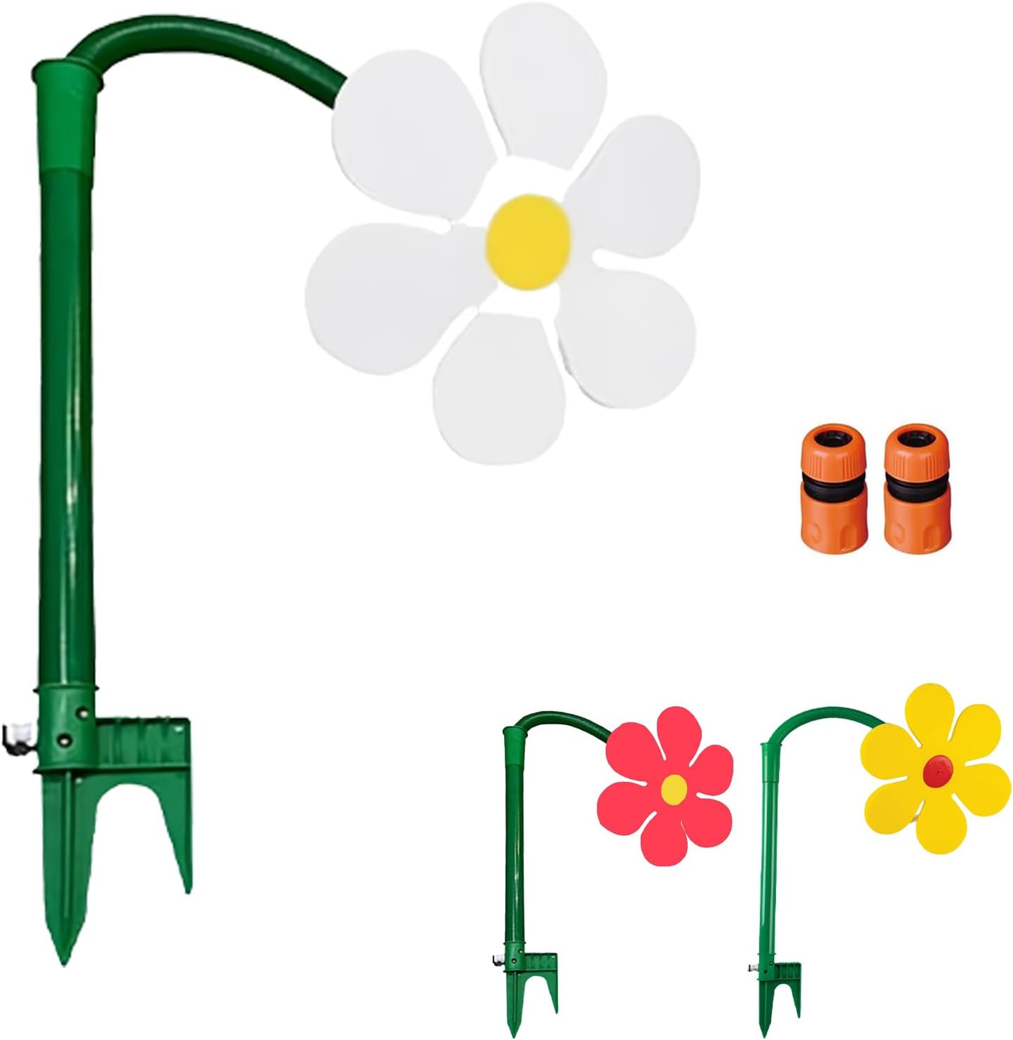 Dancing Daisy Sprinkler, Crazy Daisy Sprinkler, 360° Rotating Cute ...