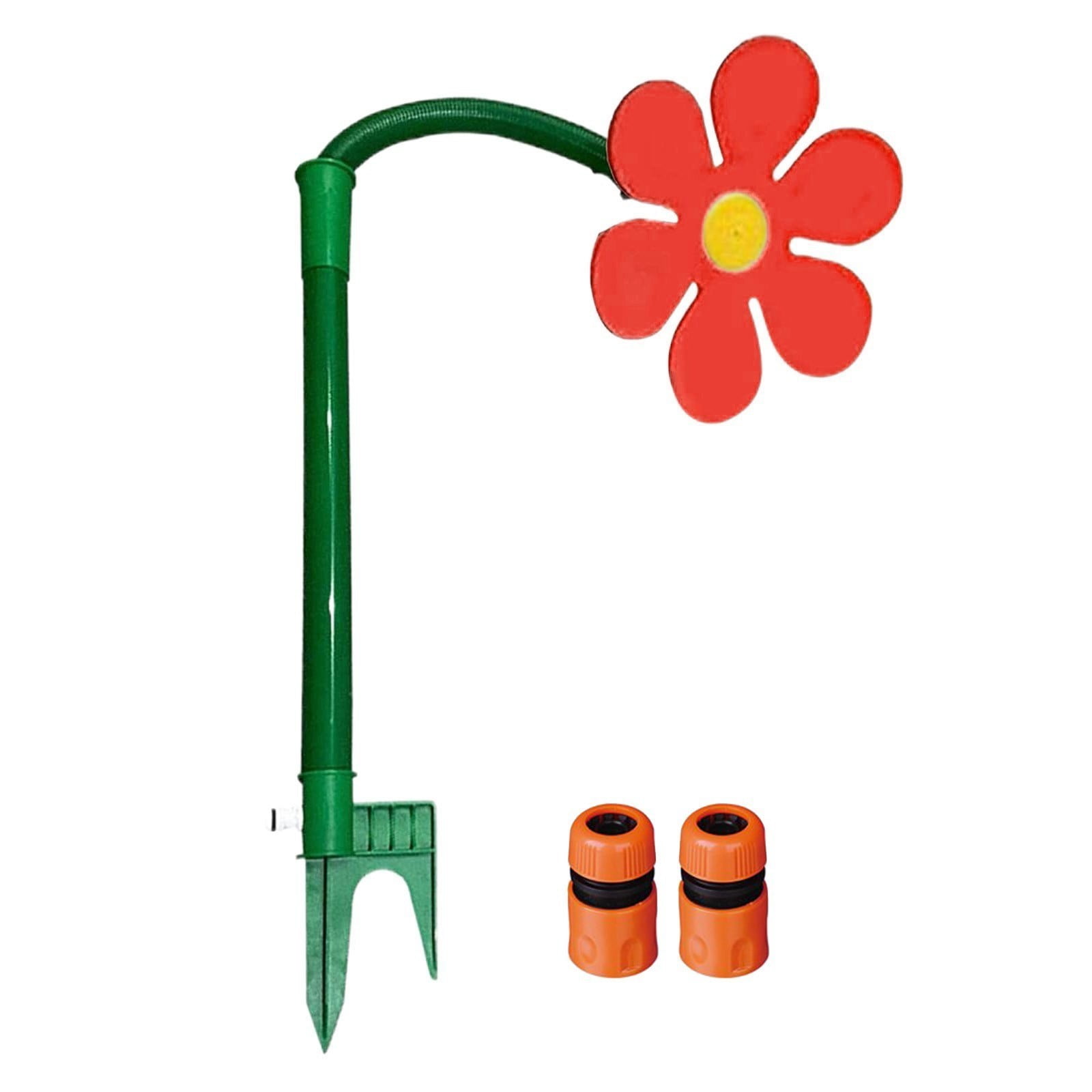 Uigheo Crazy Daisy Garden Sprinkler Stake, Dancing Flower Lawn Watering ...