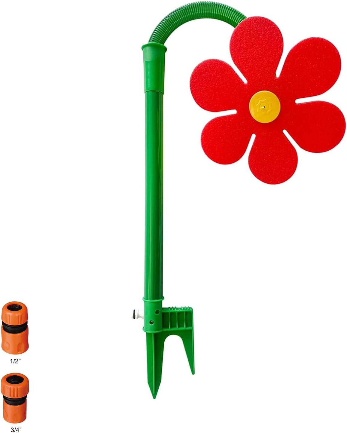 Dancing Daisy Sprinkler, Crazy Daisy Sprinkler Head, 360° Rotating ...
