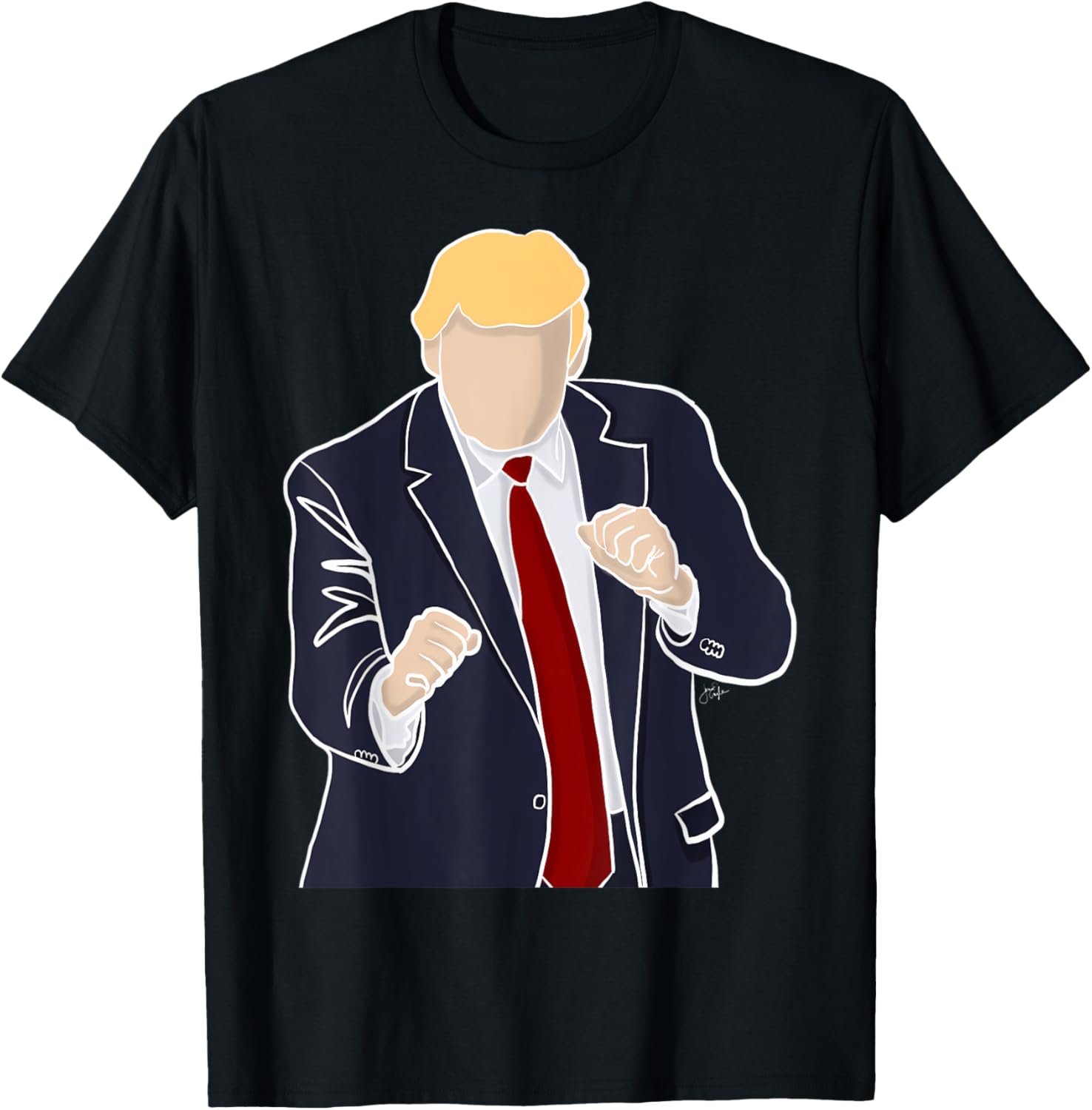 Dancing Donald Trump Usa America Patriotic Maga Graphic T-Shirt ...