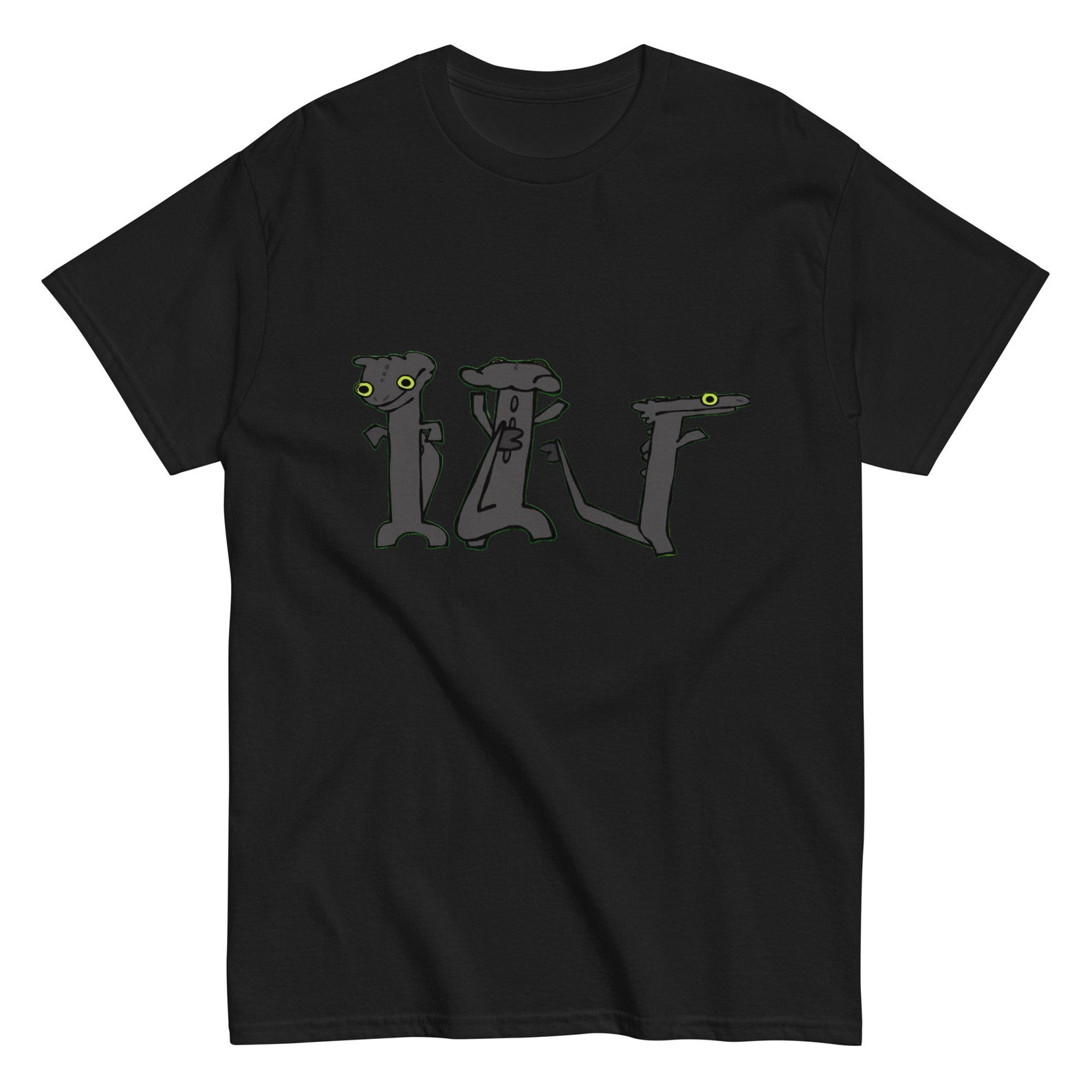 Dancing Dragon Graphic T-Shirt, Viral Trendy Tee, Quirky Mythical ...