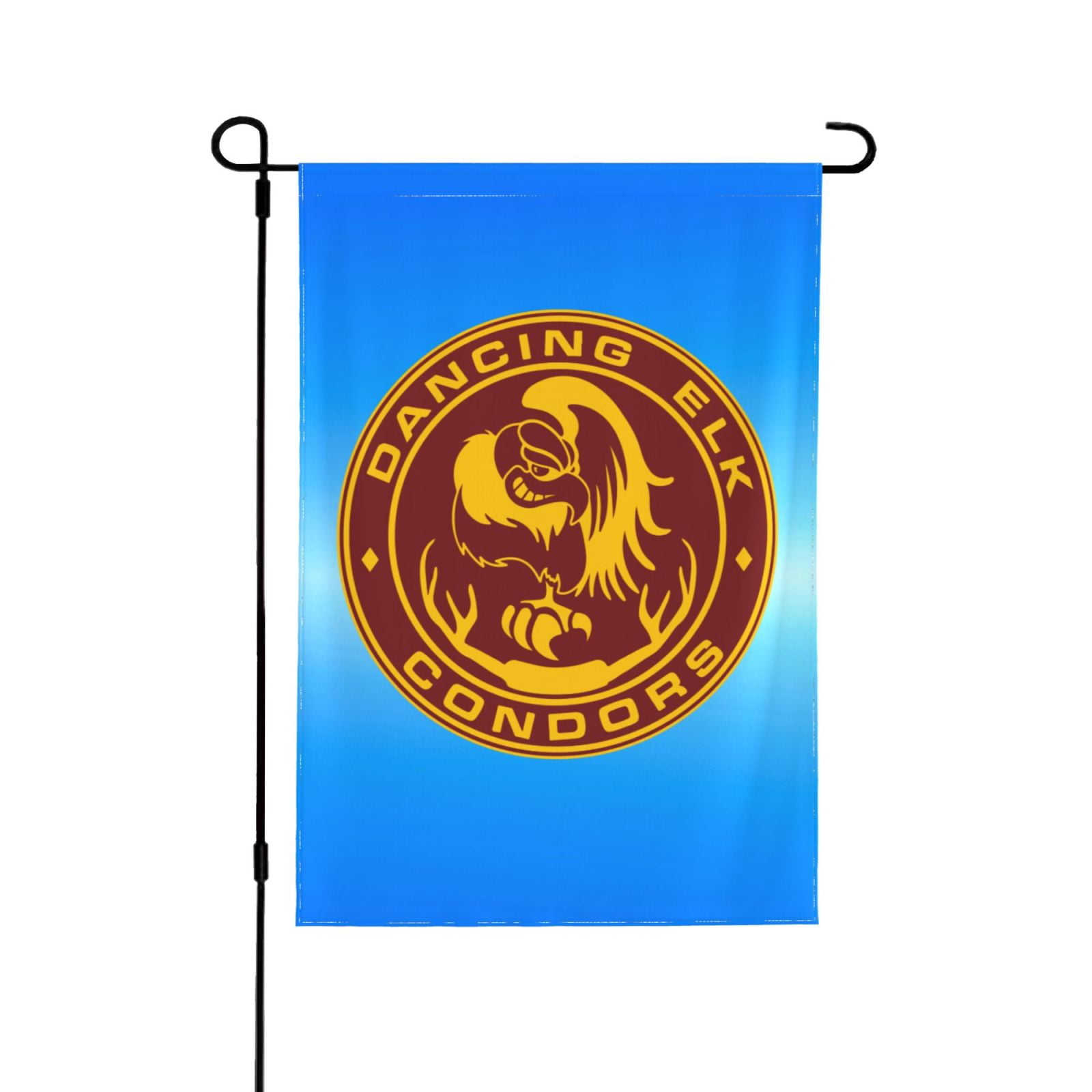 Dancing Elk Logo Garden Flag 12.5x18 Inch Double Sided Decorations ...