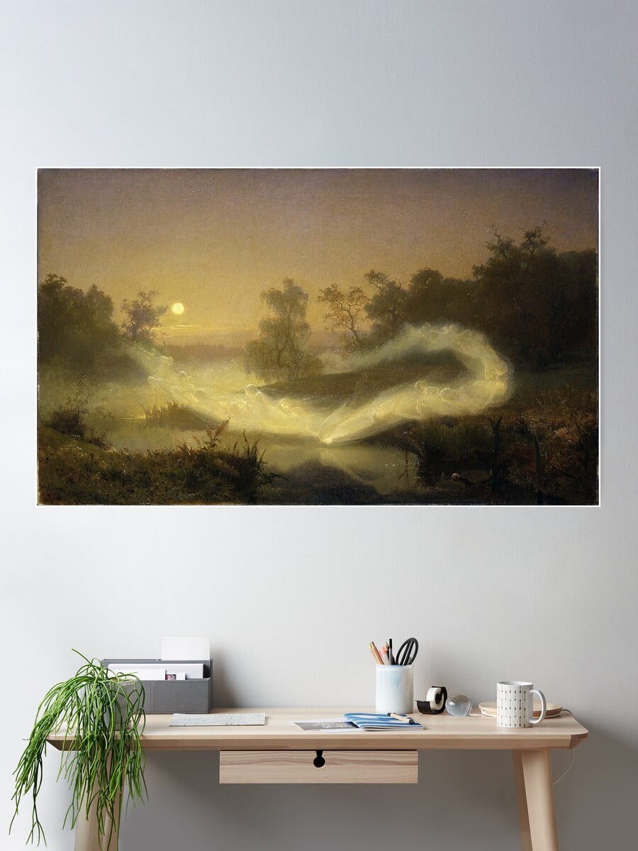 Dancing Fairies By August MalmstrÂ£Ã‚Â¶M (1866) Poster Wall Art Modern ...