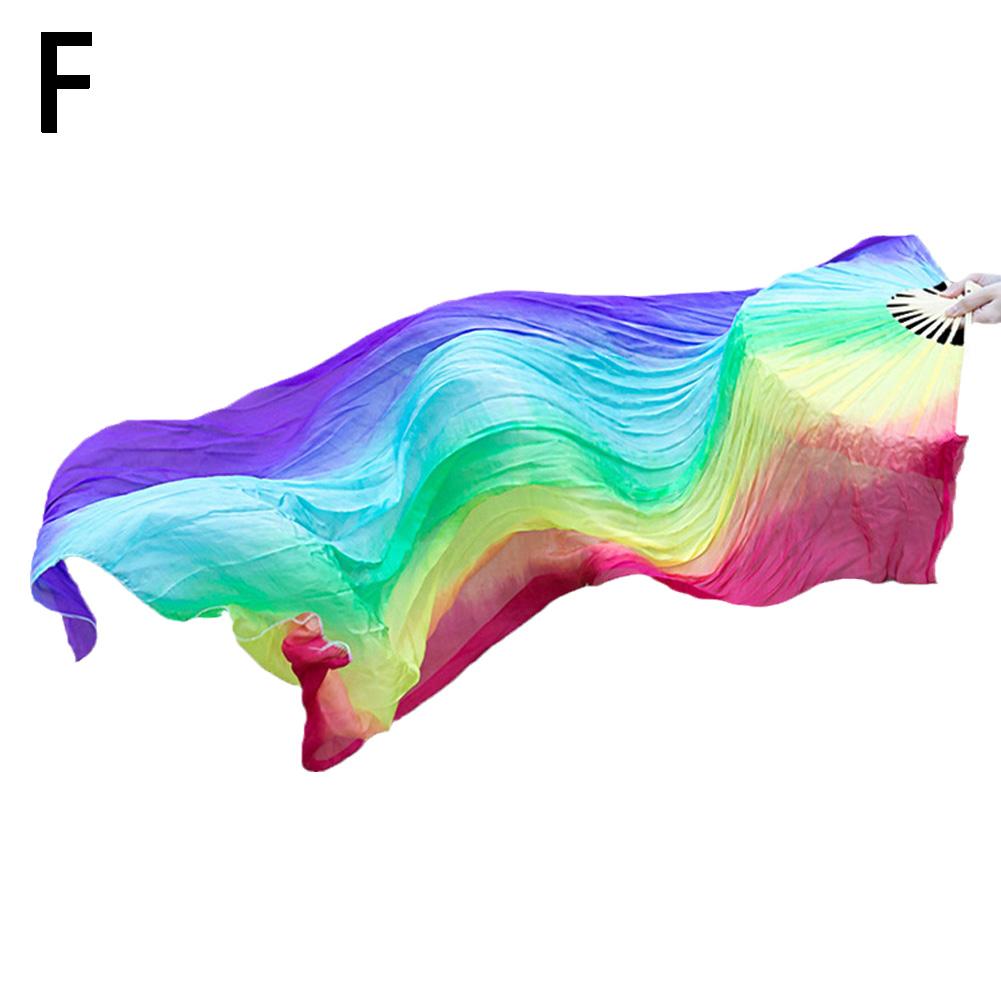 Dancing Fan Extended Floating Head Gradient Color Dance Fans Portable ...