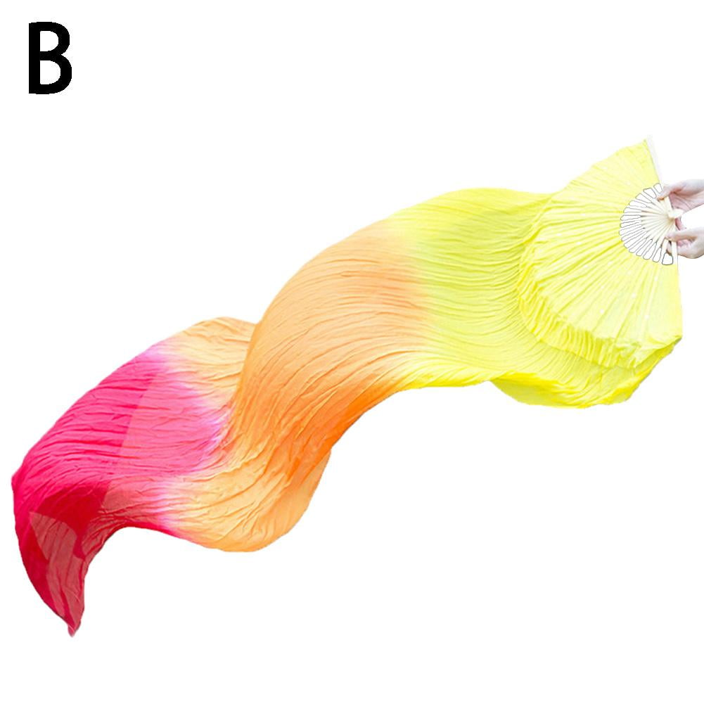Dancing Fan Extended Floating Head Gradient Color Dance Fans Portable ...
