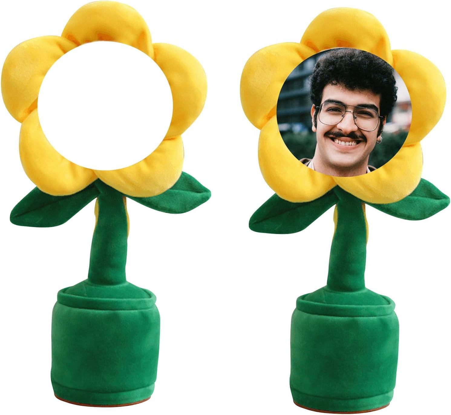 Dancing Flower with Custom Face Personalized Singing Dancing Sunflower ...