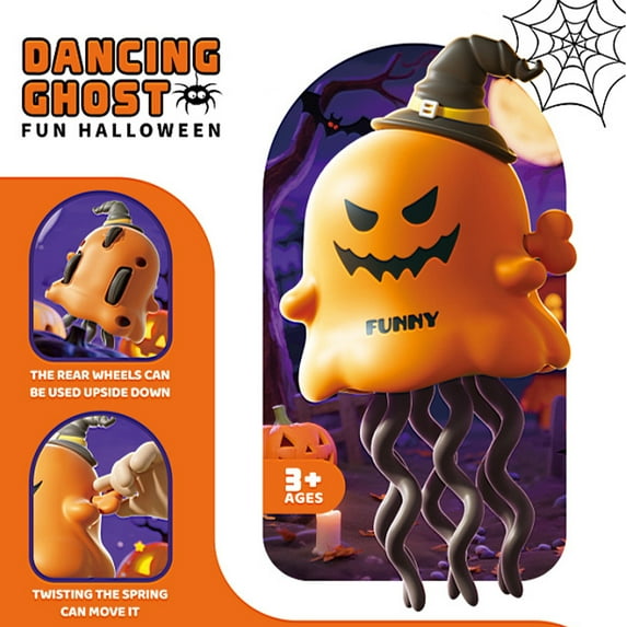 Dancing Ghost Prank Toy for Halloween and Christmas, Stress Relief with Eye-Catching Moves, Must ...