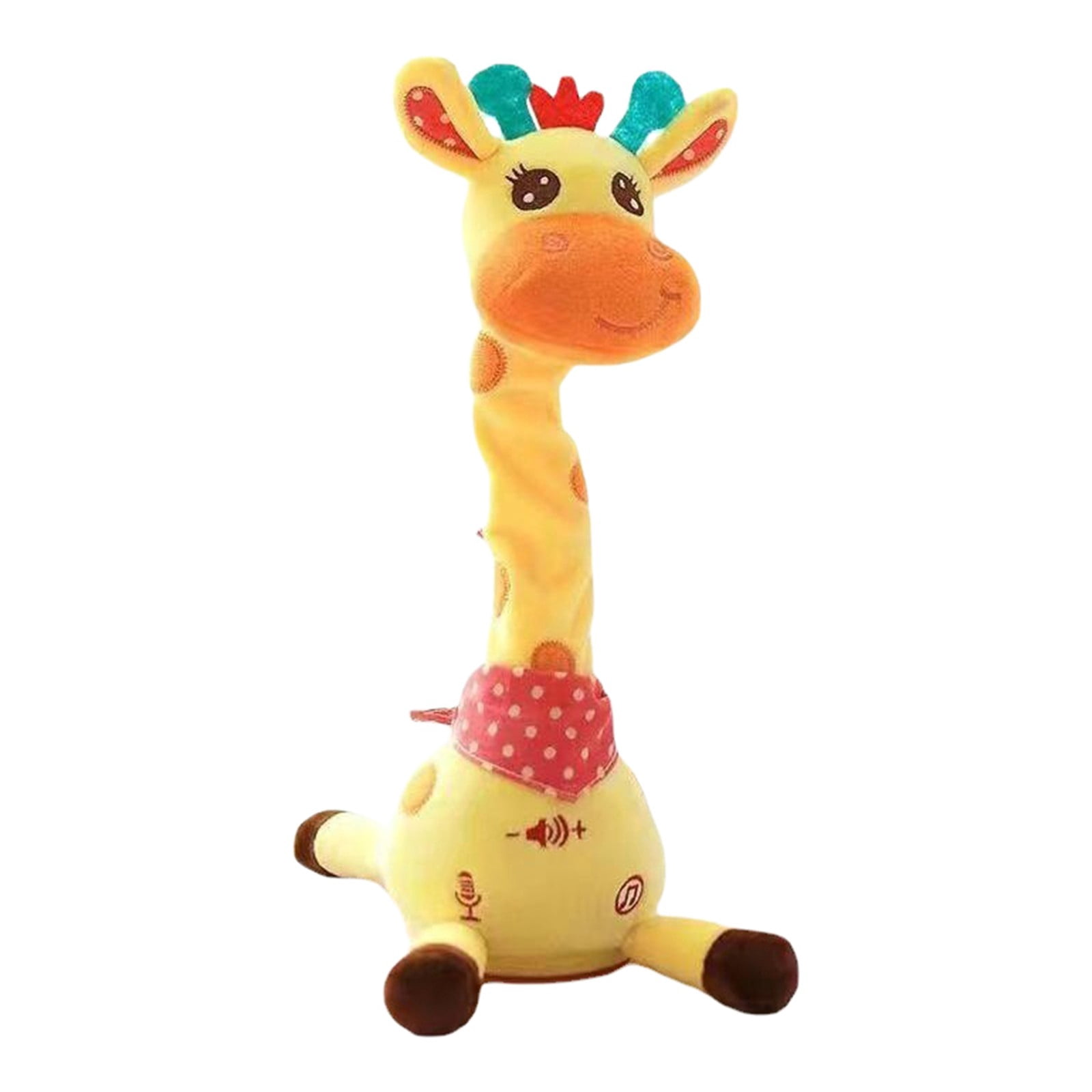 Dancing Giraffe Toy Stuffed Plush, Cute Interactive Talking Giraffe ...