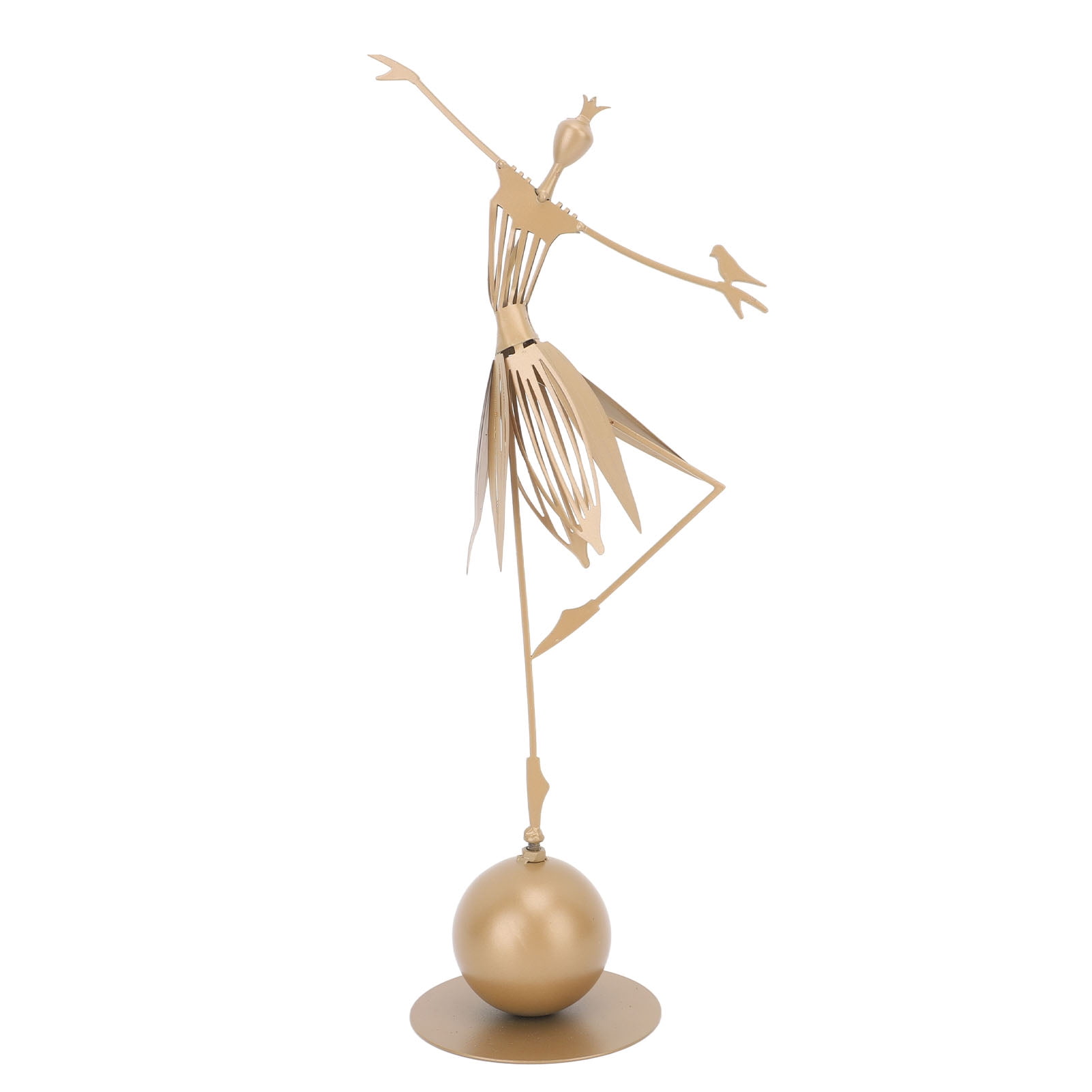 Dancing Girl Statue Metal Outdoor Sculpture Garden Decoration For Lawn ...