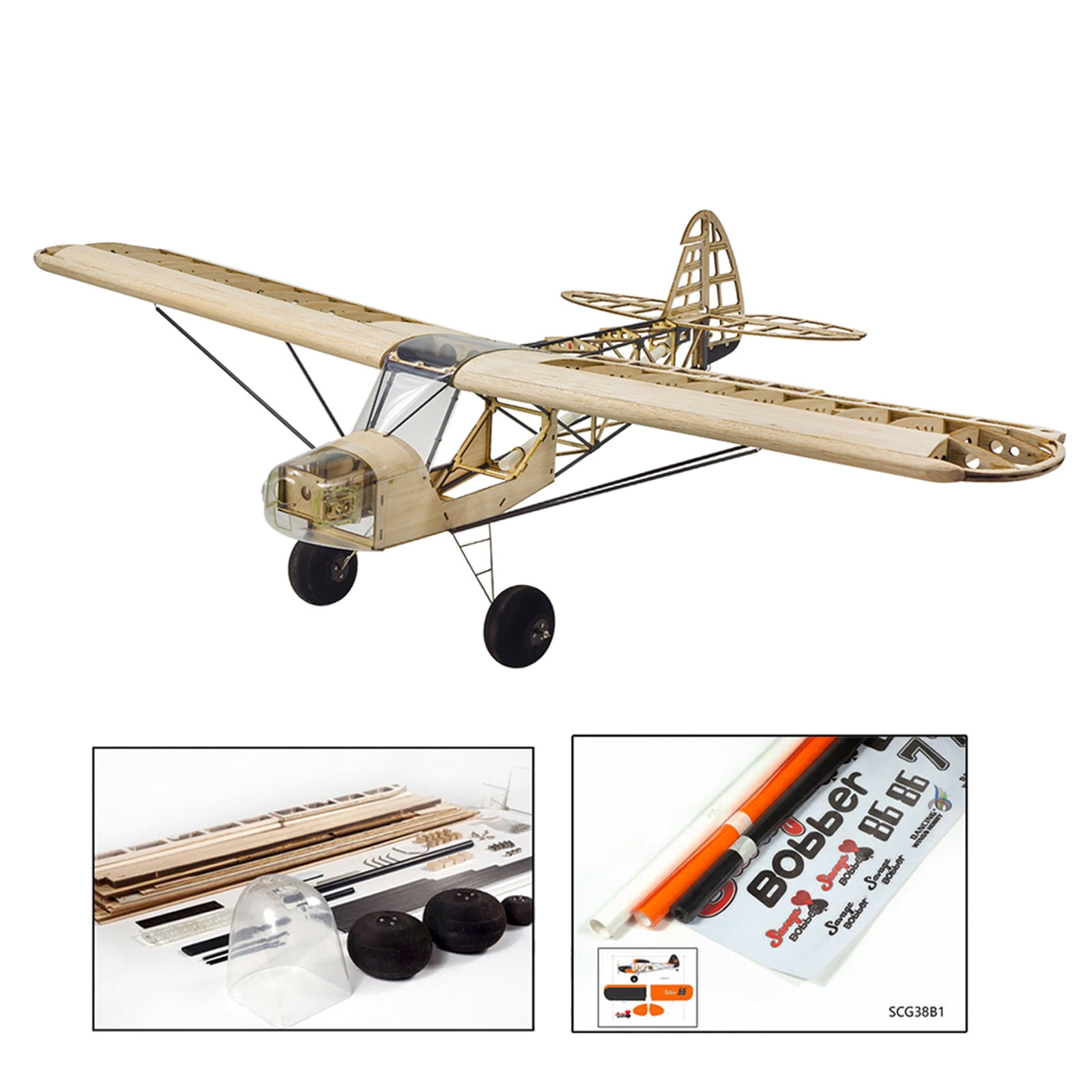 Dancing Hobby S38 Savage Bobber 1000mm Wingspan Balsa Wood Remote ...