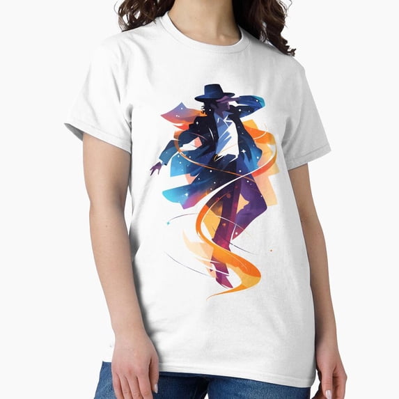 Dancing Icon Pop Music Retro Club Studio Minimal Line T-Shirt - Walmart.com