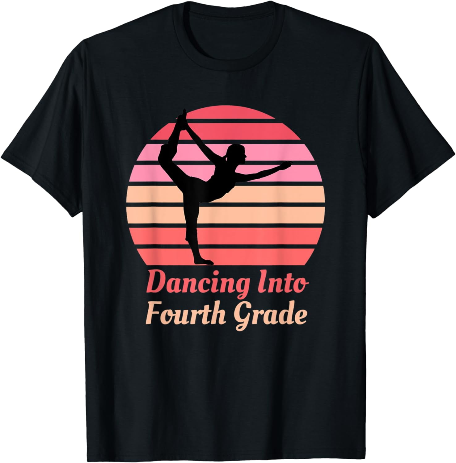 Dancing Into Fourth Grade Ballet Dance Back To School Cotton T-Shirt ...