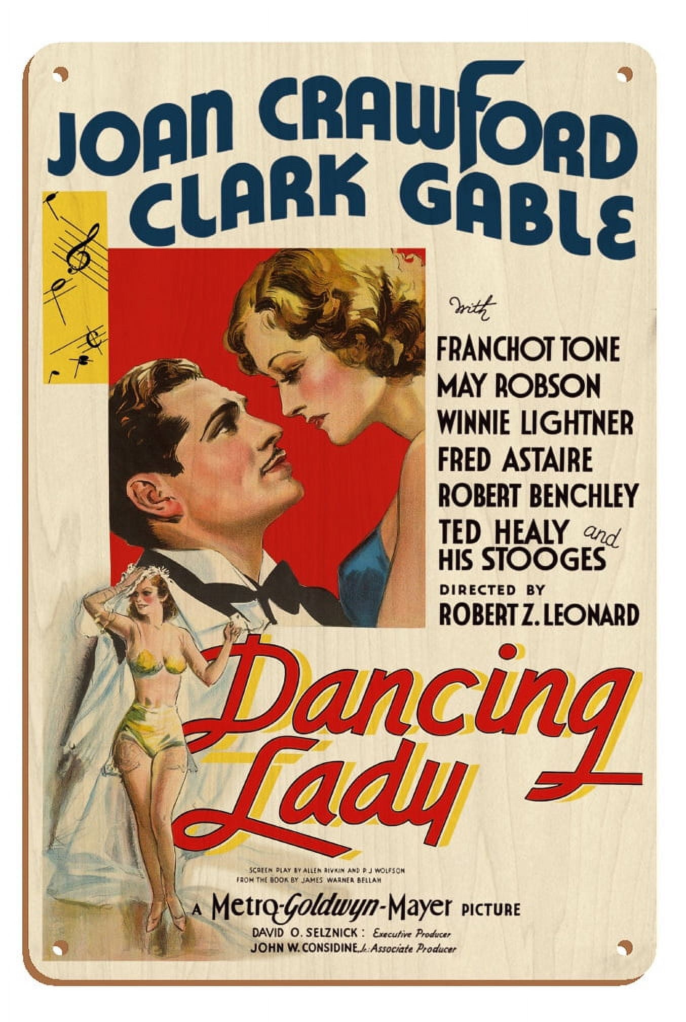 Dancing Lady - Starring Joan Crawford & Clark Gable - Vintage Film ...