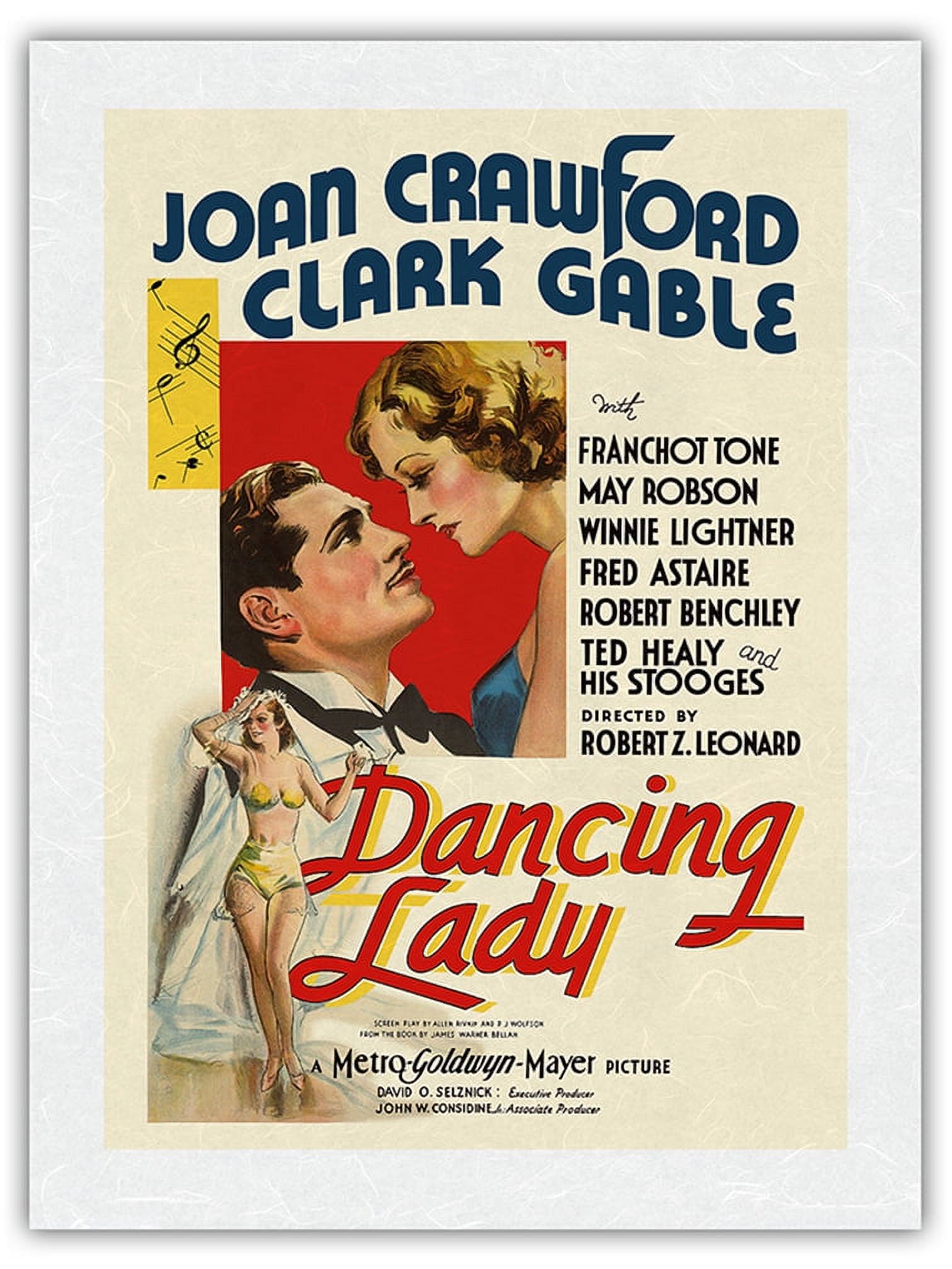 Dancing Lady - Starring Joan Crawford & Clark Gable - Vintage Film ...
