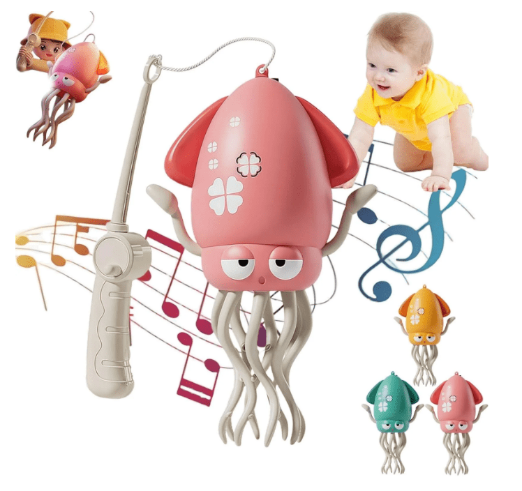 Dancing Octopus Toy,Octopus Dog Toy,Dancing Octopus,Crazy 8-Leg Auto ...