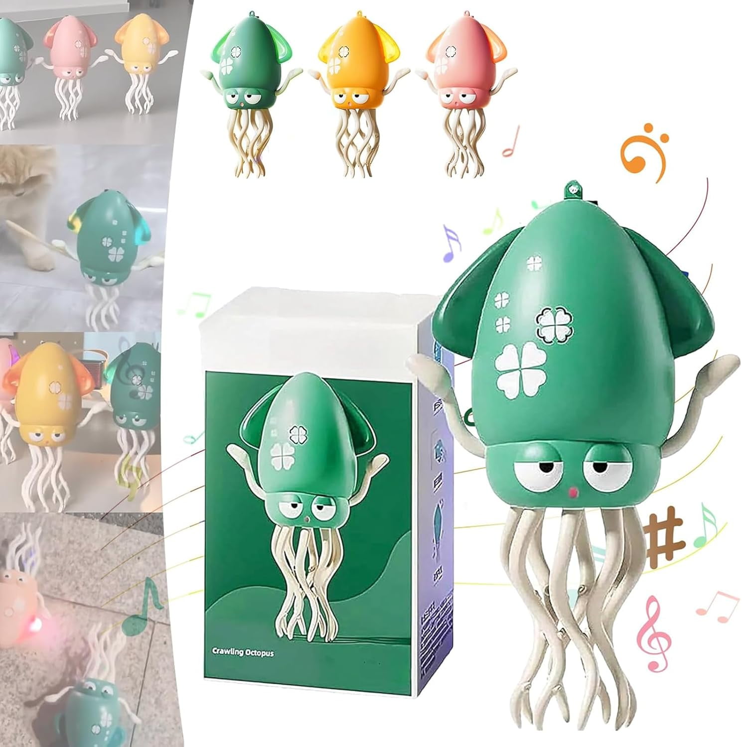 Dancing Octopus Toy, Smart Tentacle Explorer, 2025 New Electric Auto ...