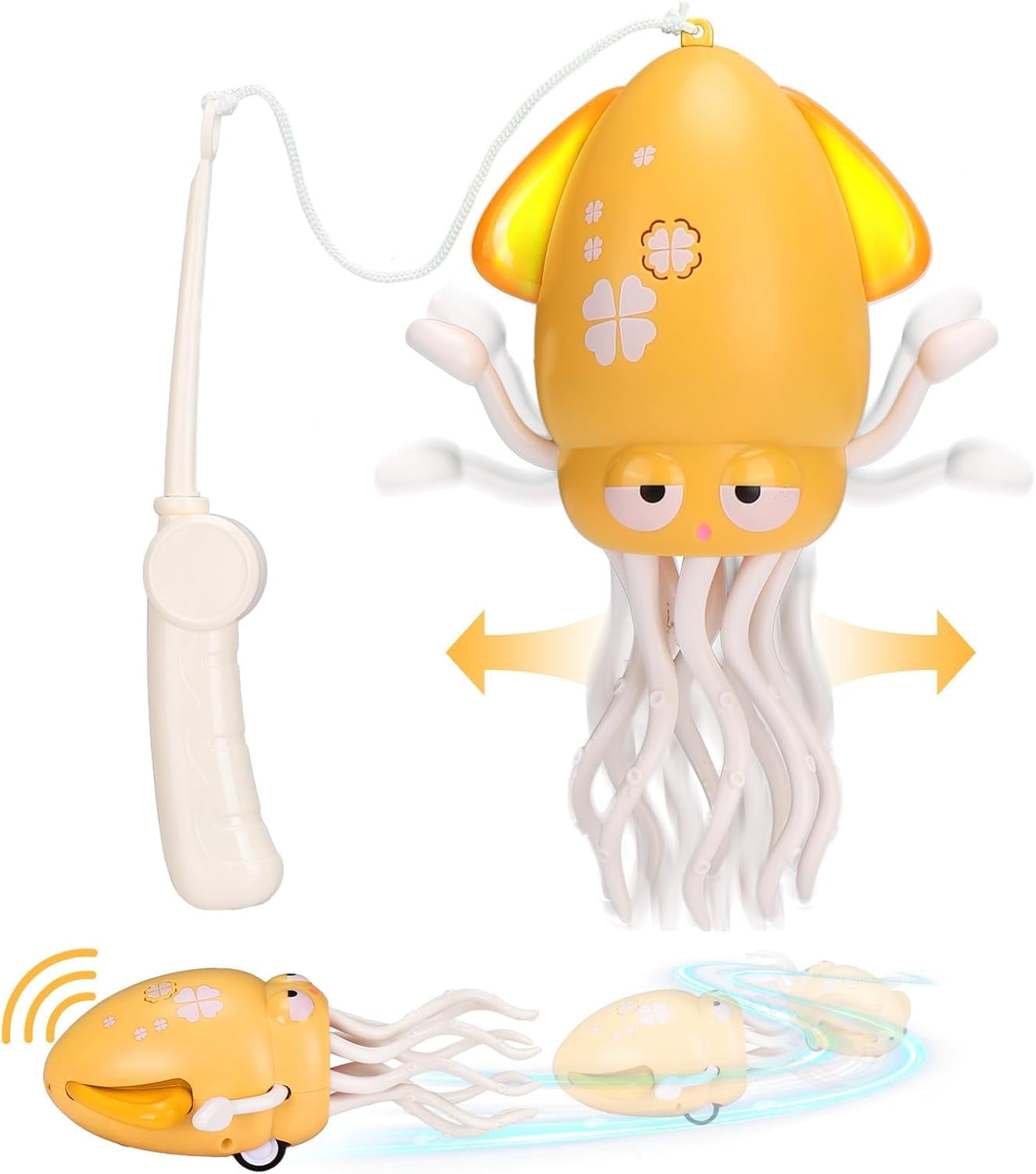 Dancing Octopus Toy in Tummy Time for Baby,Magic Electric Squid ...
