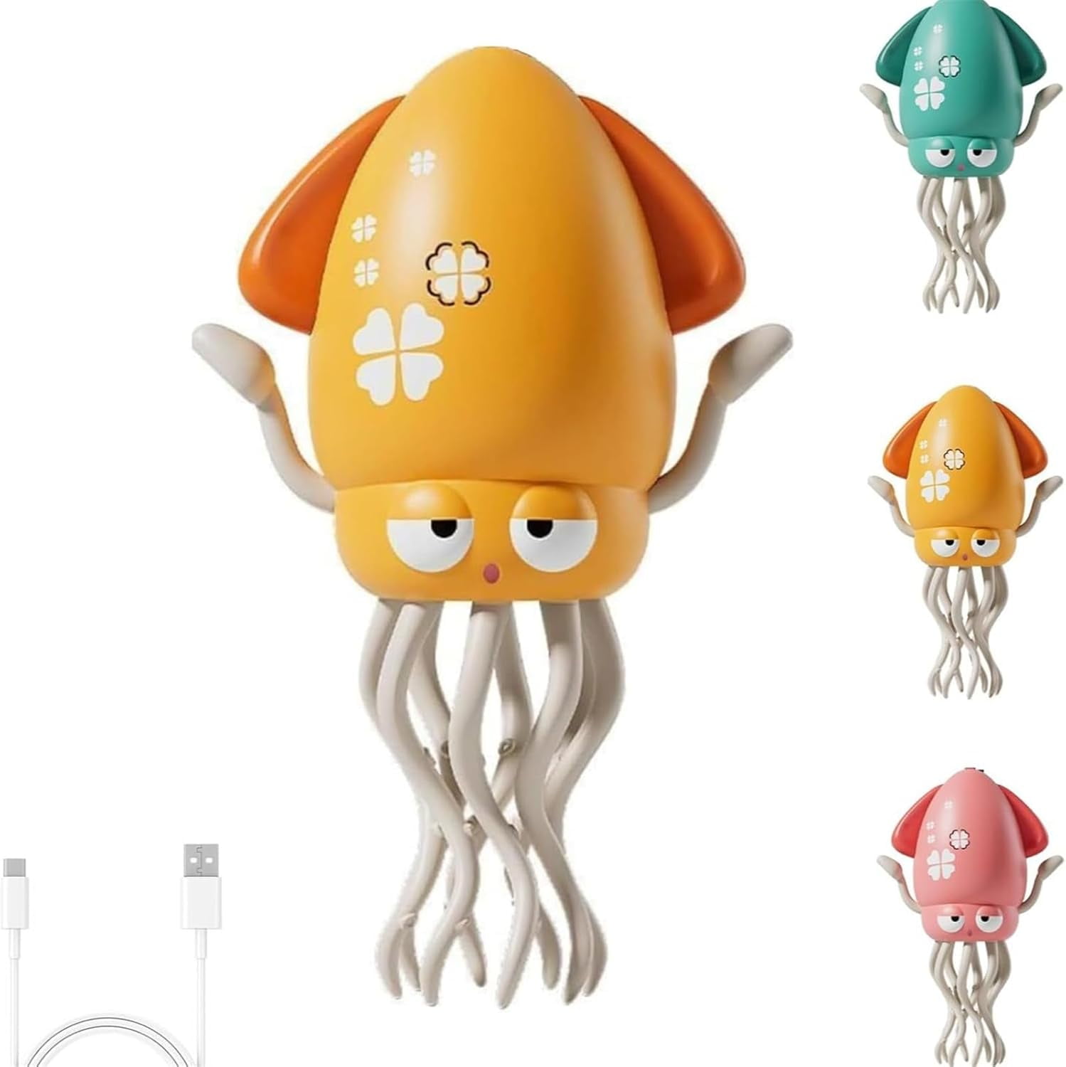 Dancing Octopus Toy, with LED Lights & Music, Crazy 8-Leg Auto-Crawling ...