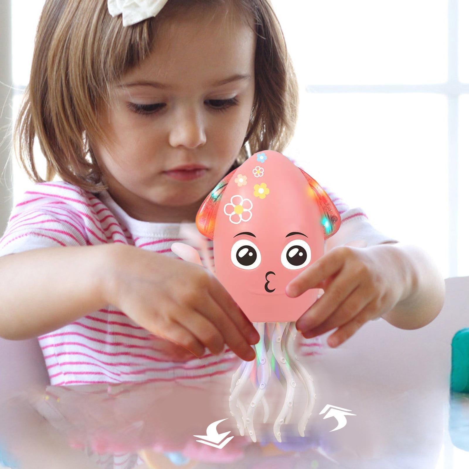 Dancing Octopus toy Electric Dancing Octopus Toy Crazy 8-Leg Auto-Dance Octopus Toy LED Lights ...