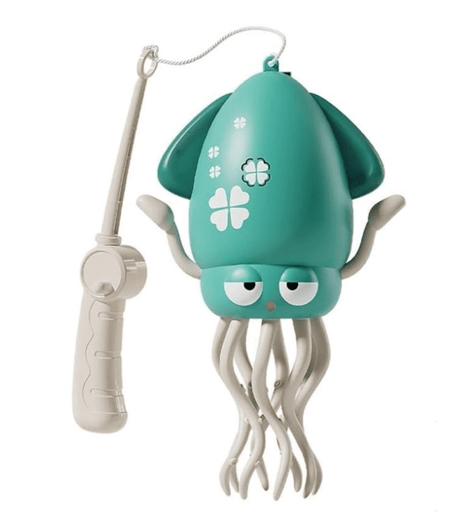 Dancing Octopus with Fishing Rod - Kids' Adventure Set: Rod Game ...