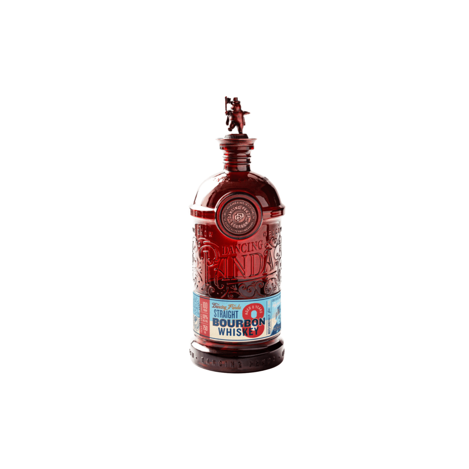 Dancing Panda 8-Year Bourbon Whiskey, 750 ml 50% ABV - Walmart.com