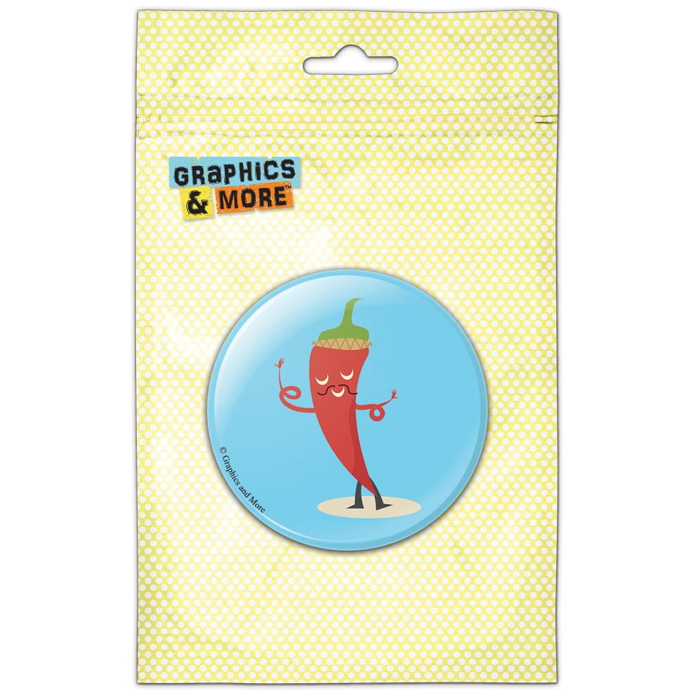 Dancing Pepper Refrigerator Button Magnet - Walmart Business Supplies