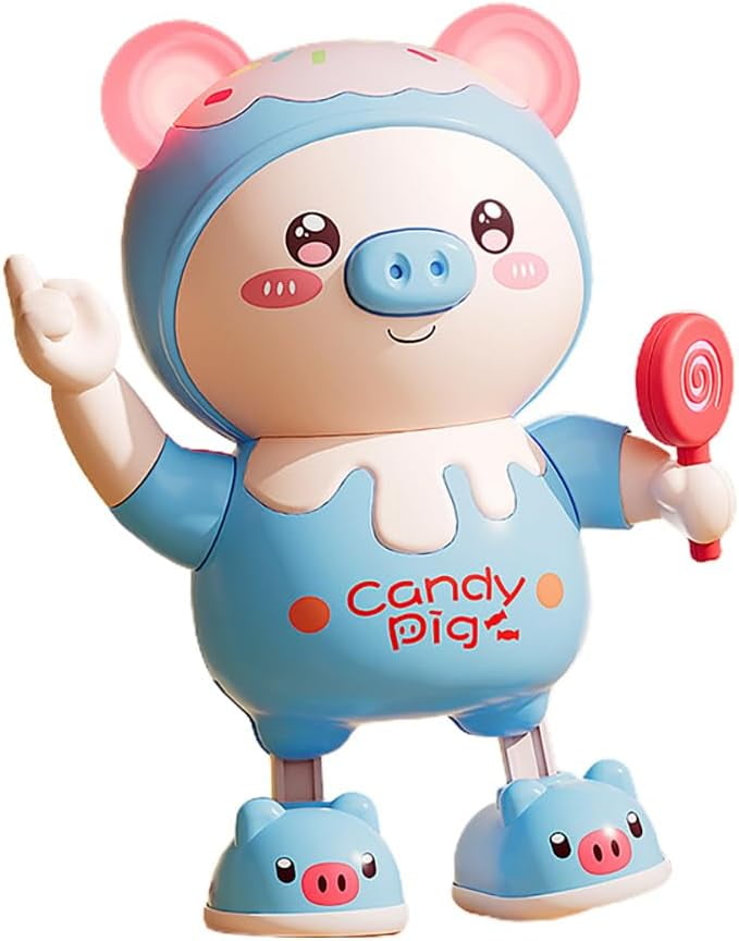 Dancing Piglet Toy, Lovely Dancing Piggy Toy Electric Candy Pig Musical ...