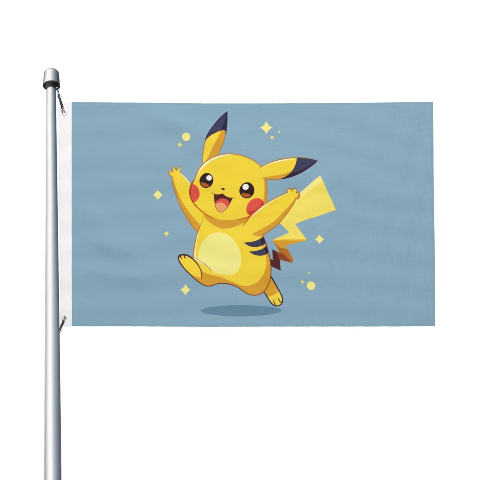 Dancing Pikachu 3x5ft Face Flag Fade Proof Holiday Fall Flag Outdoor ...