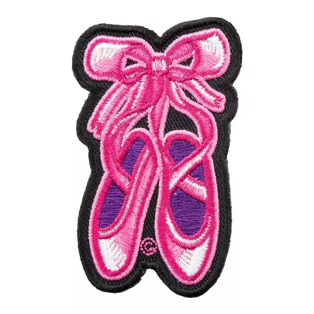 Dancing Pink Ballet Shoes Patch, Theater Dance Patches - Walmart.com