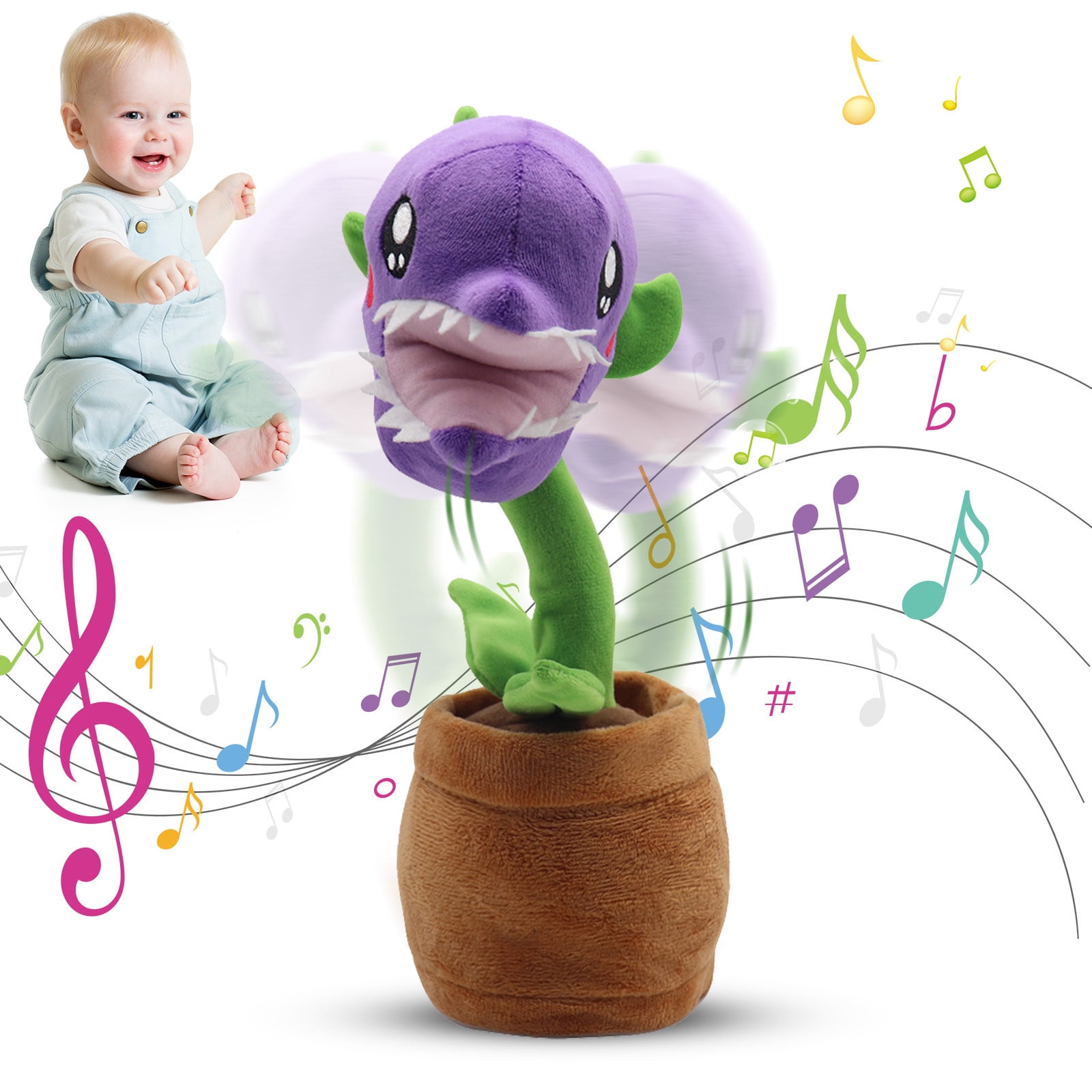Dancing Plush Toy - Sing Electronic Plush Toy Decoration For Kids ...