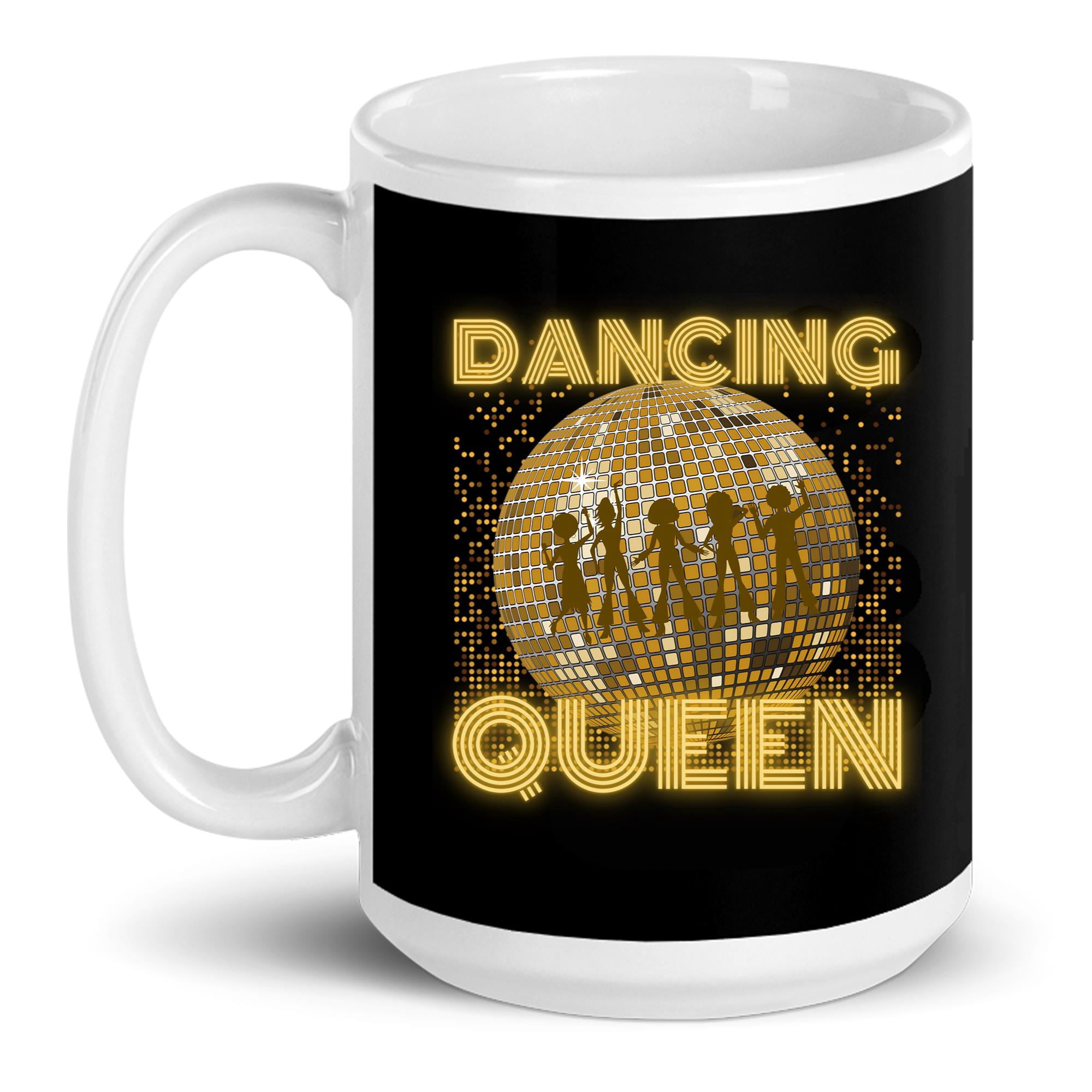 Dancing Queen Vintage Dancer 70s 80s 90s Disco Dance Gift Ceramic Mug ...