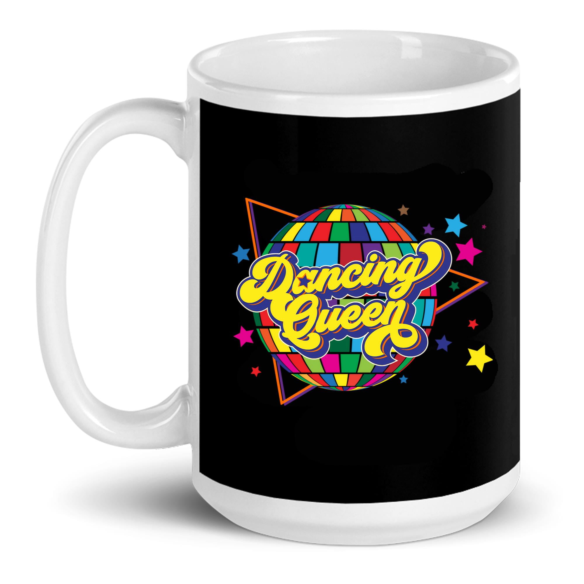Dancing Queen Vintage Dancer 70s Disco Ball Queen Dance Mom Gift ...