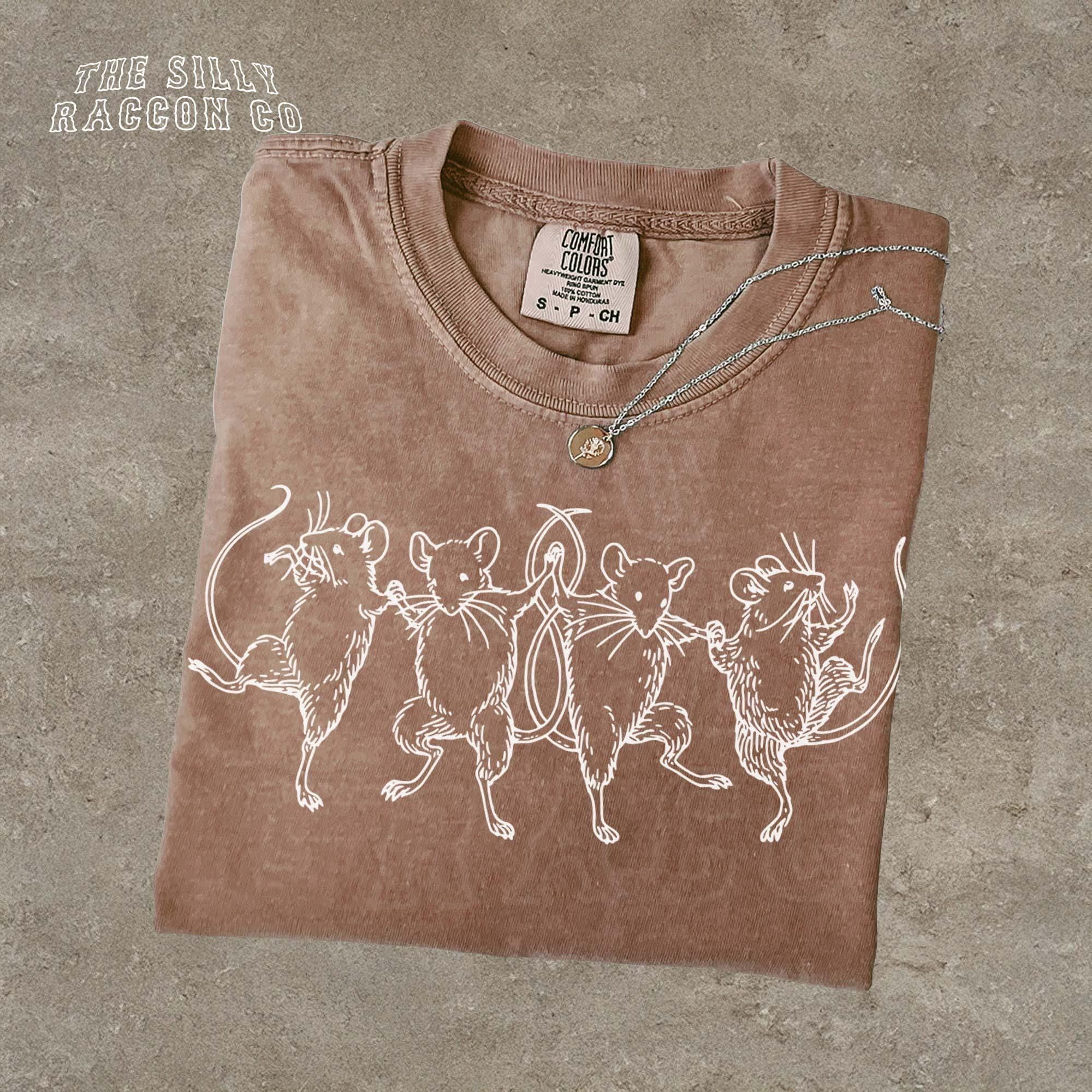 Dancing Rats Shirt, Funny Goblincore T-Shirt Women, Cottagecore ...