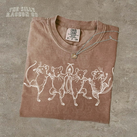 Dancing Rats Shirt, Funny Goblincore T-Shirt Women, Cottagecore ...