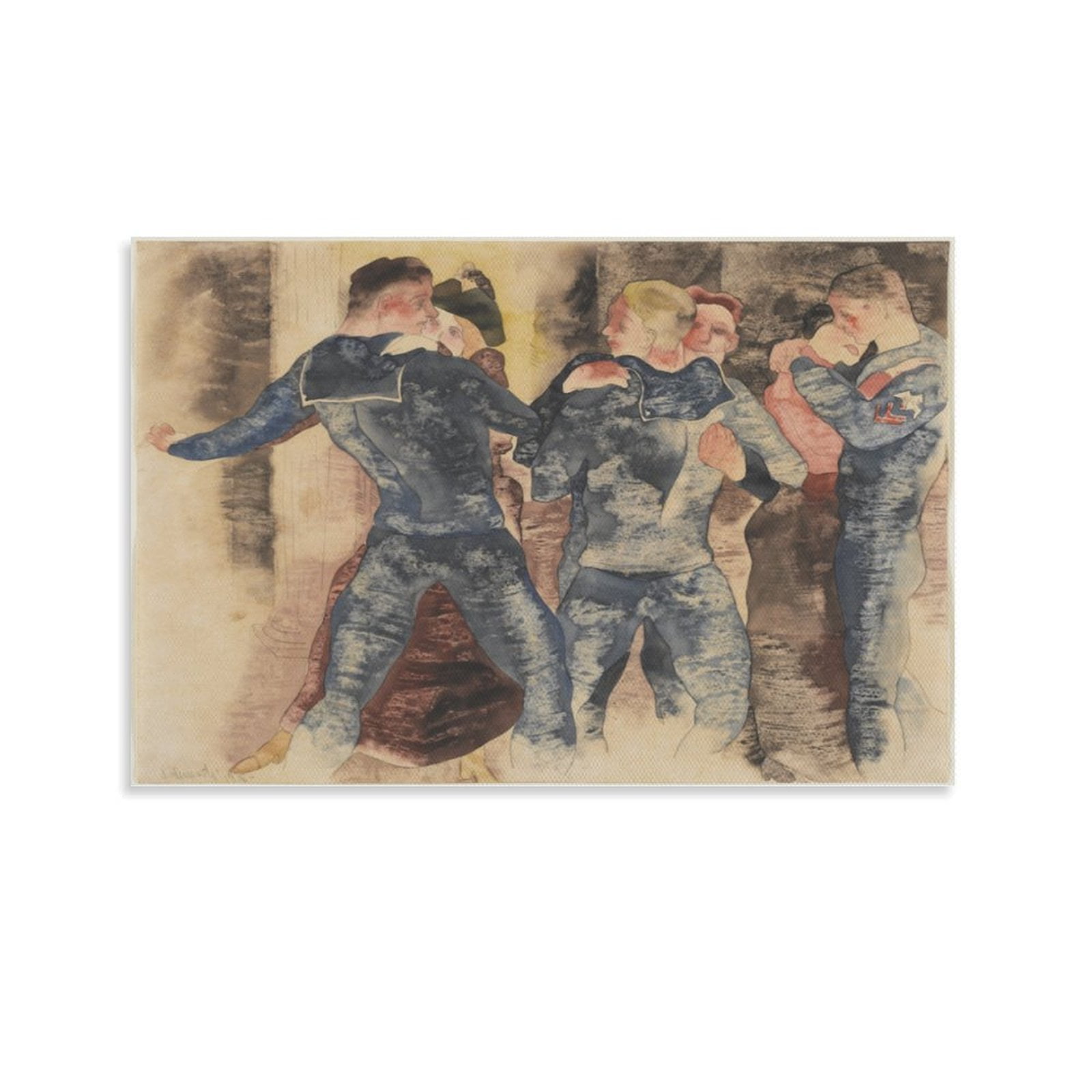 Dancing Sailors 1918 Picture Print Canvas Poster Wall Paint Art Posters ...