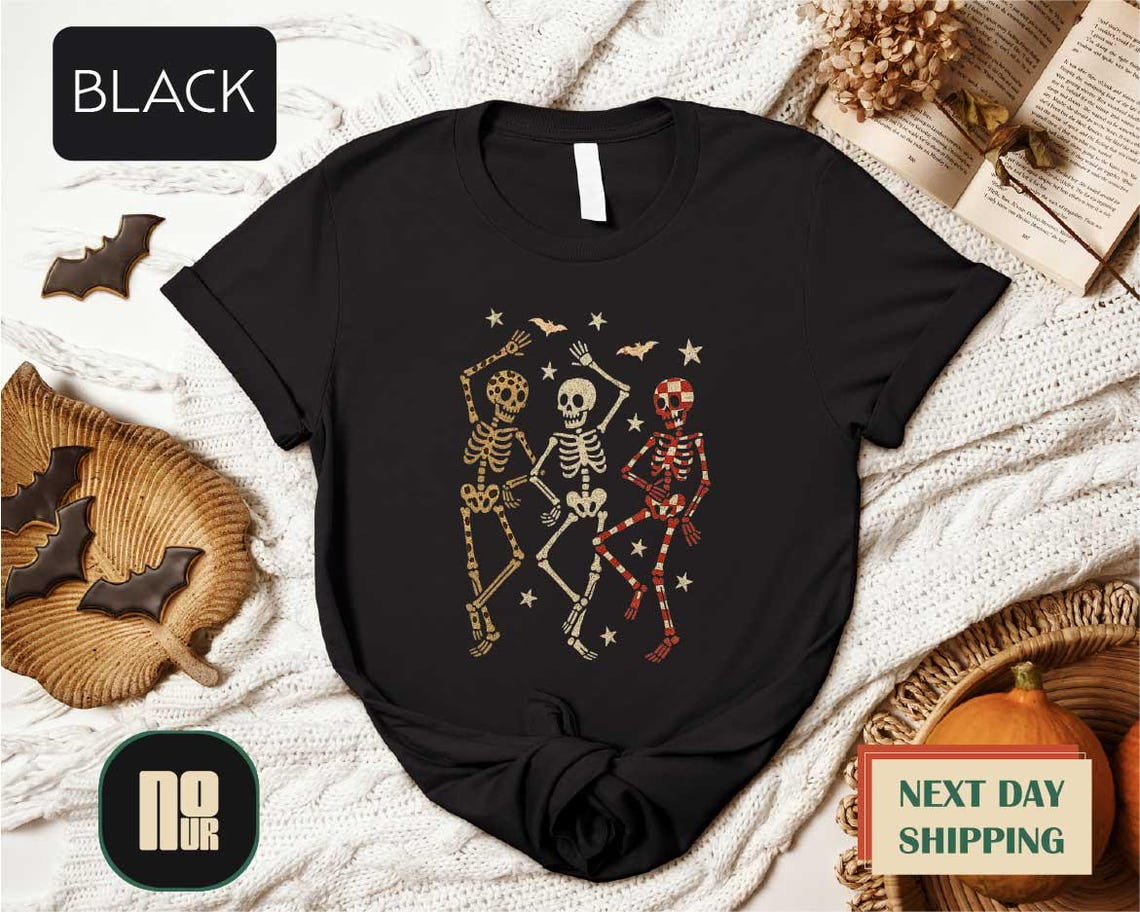 Dancing Season Shirt, Retro 90'S Style Spooky Season Tee, Graphic Fall ...