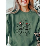 Dancing Skeleton Christmas T-Shirt - Walmart.com