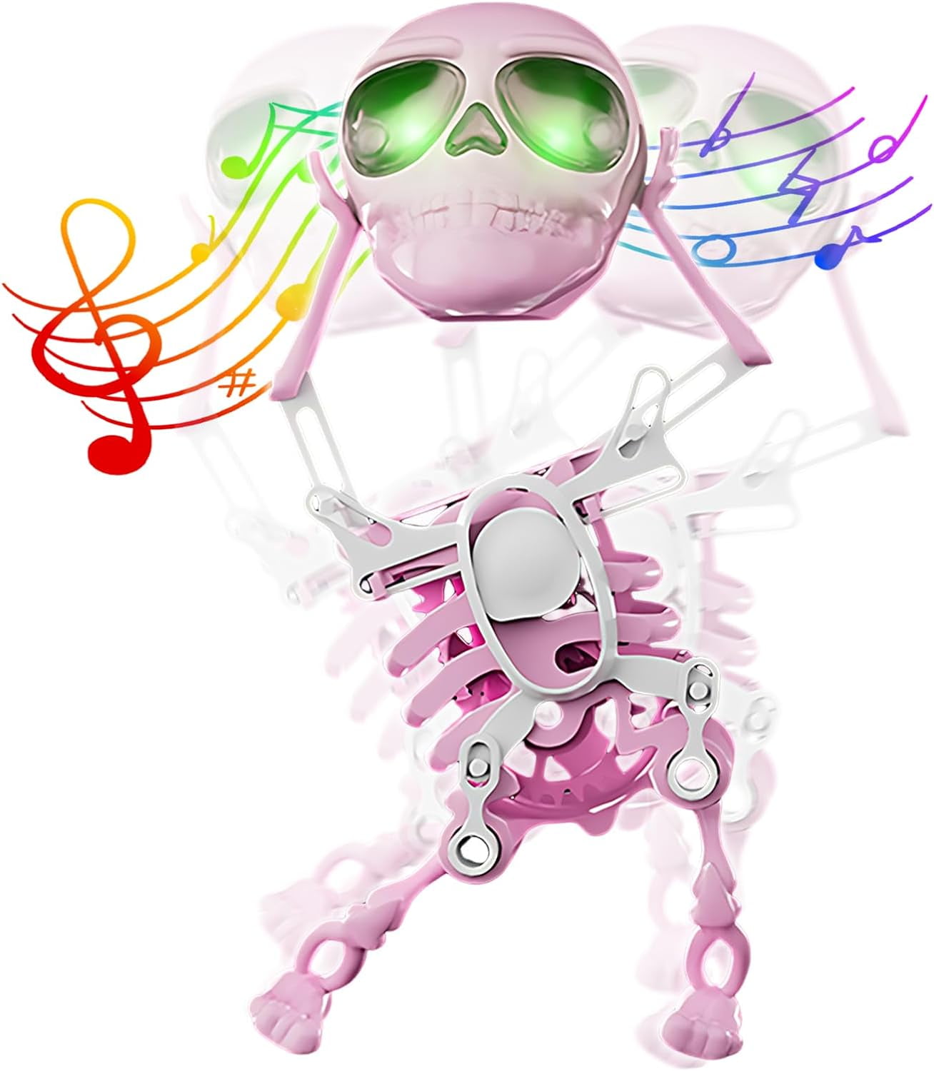 Dancing Skeleton, Funny Swing Small Skeleton Figure Toy Built-in Music ...