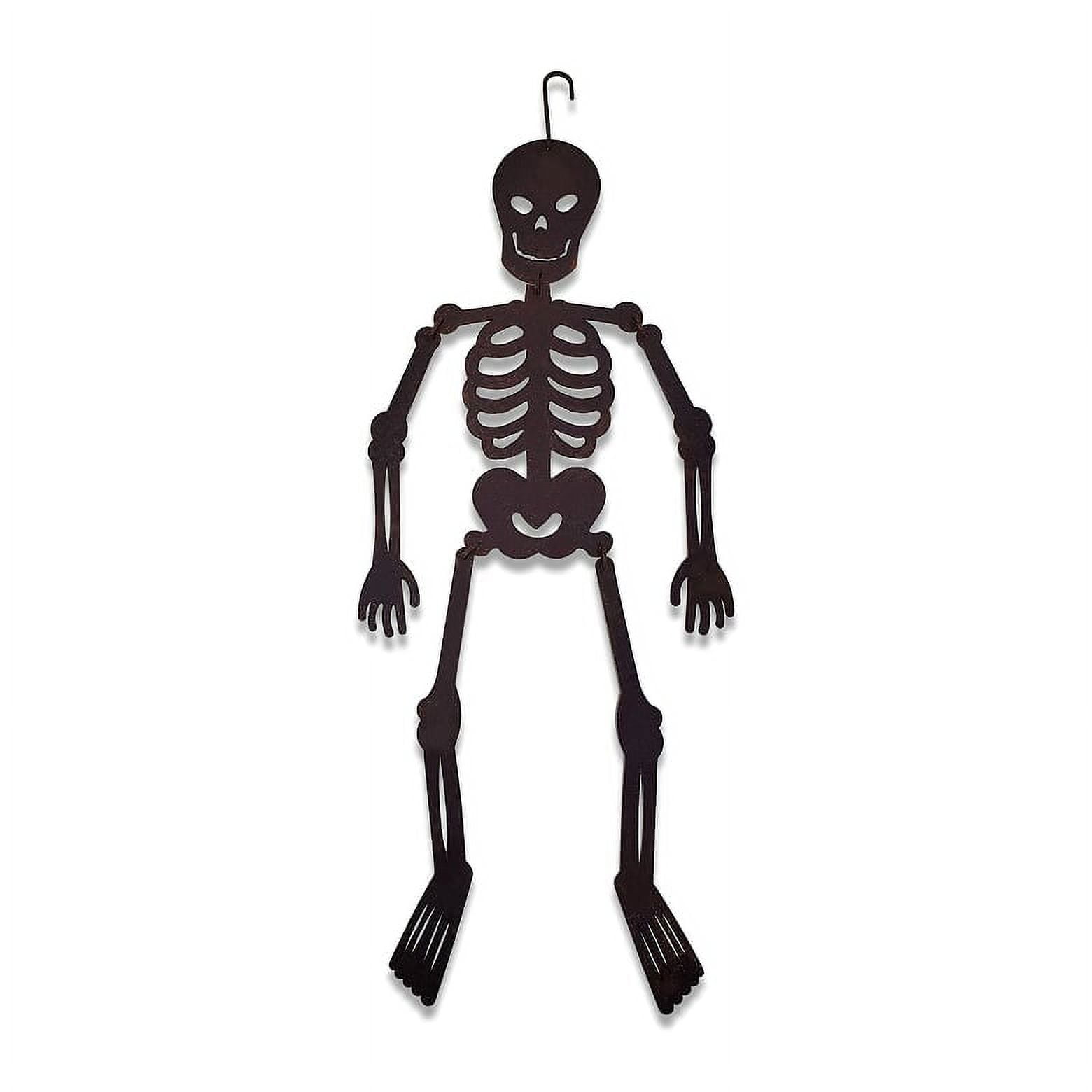 Dancing Skeleton Silhouettes