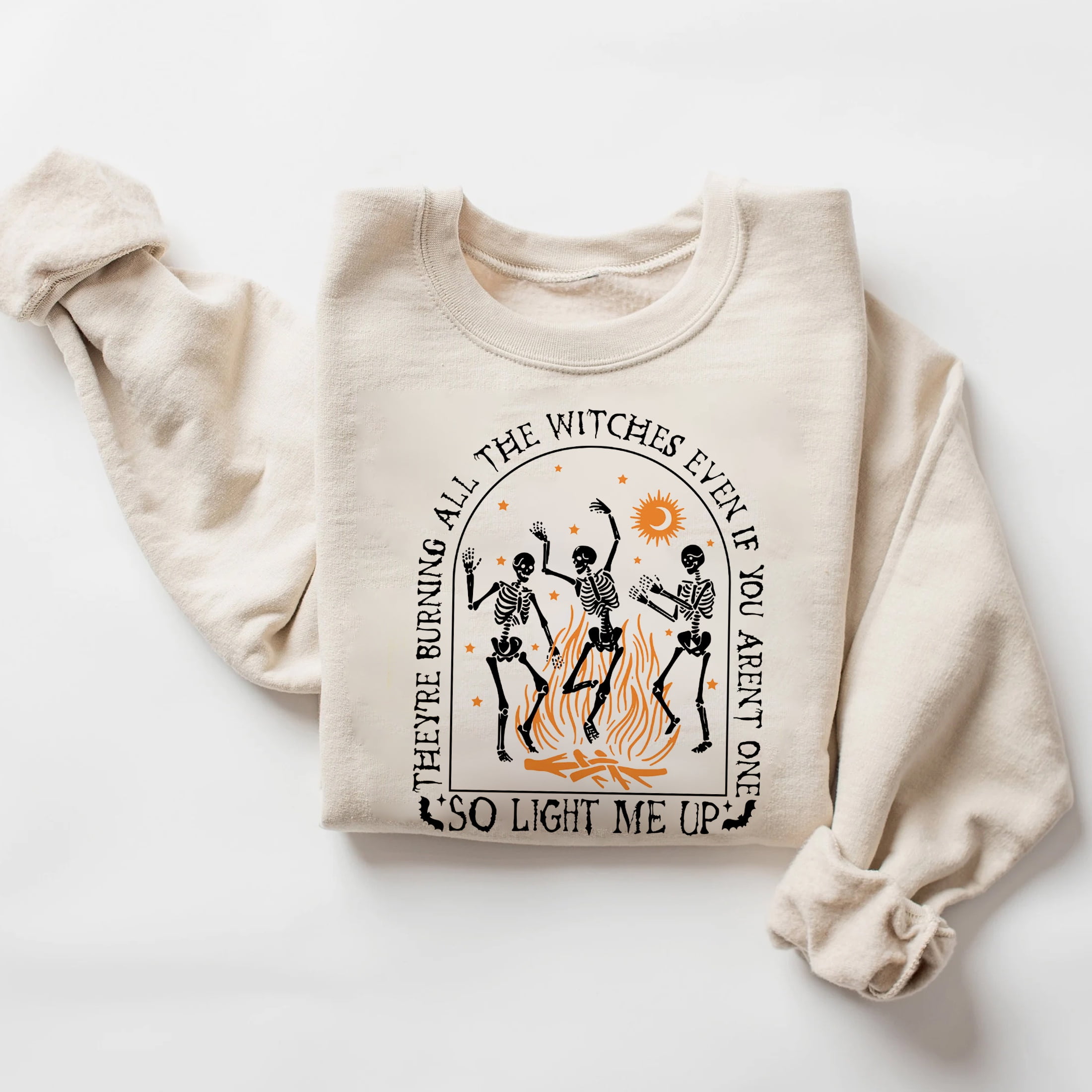 Dancing Skeleton Shirt, They're Burning All The Witches Shirt, Witchy ...