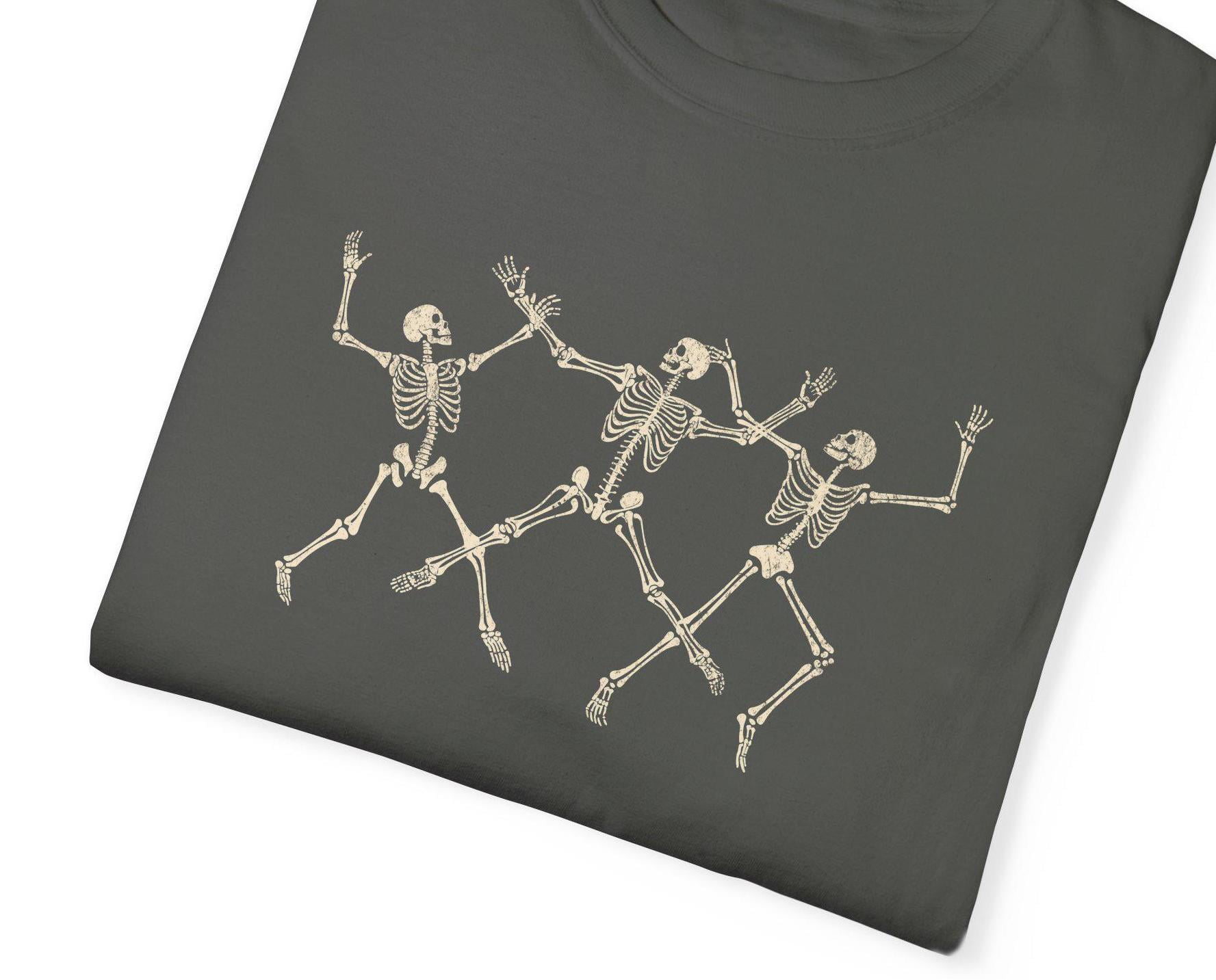 Dancing Skeleton Shirt Y2K Tee, Graphic T-Shirt, Grunge Gothic Tee, 90s ...