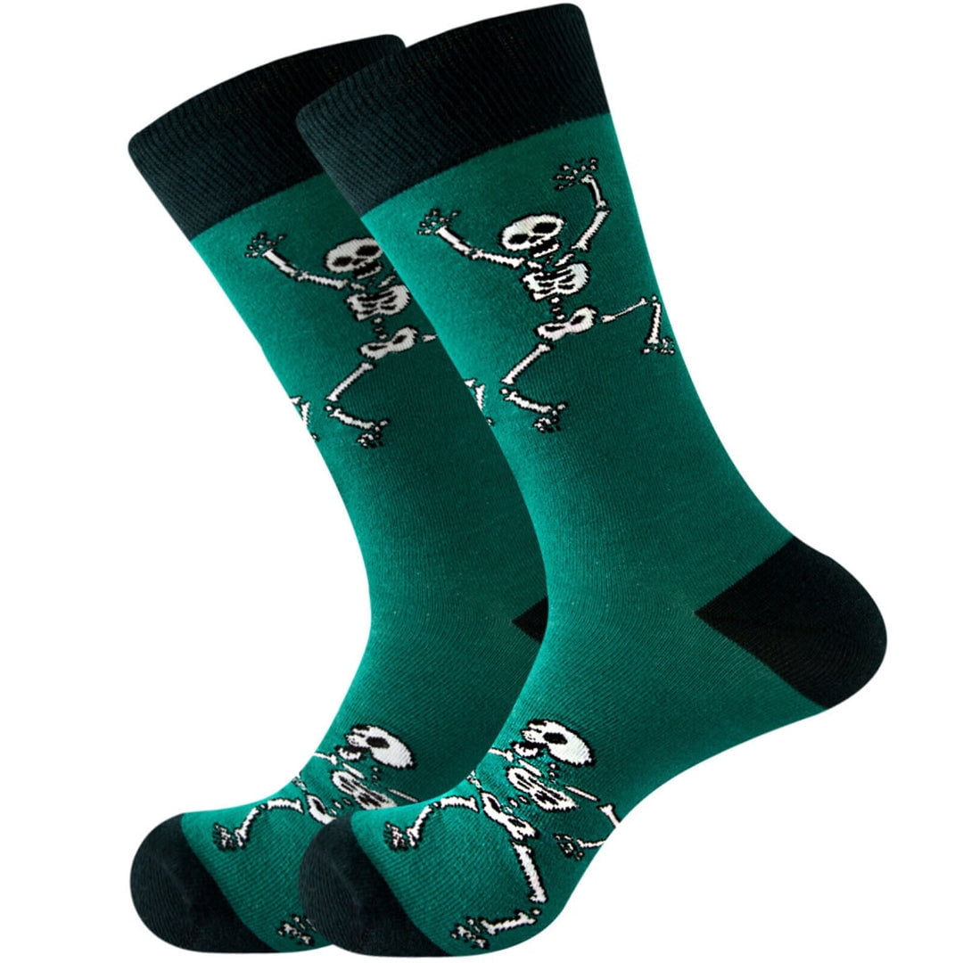 Dancing Skeleton Socks from the Sock Panda (Adult Large - Men's Shoe ...