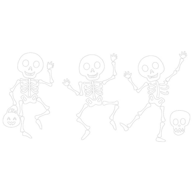 Dancing Skeleton Sticker | Gothic Skull Decal for Car | Dancing ...