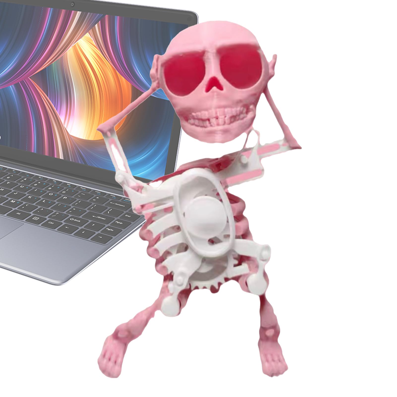 Dancing Skeleton Toy 3D Posable Skeleton Model Figure Funny Halloween ...