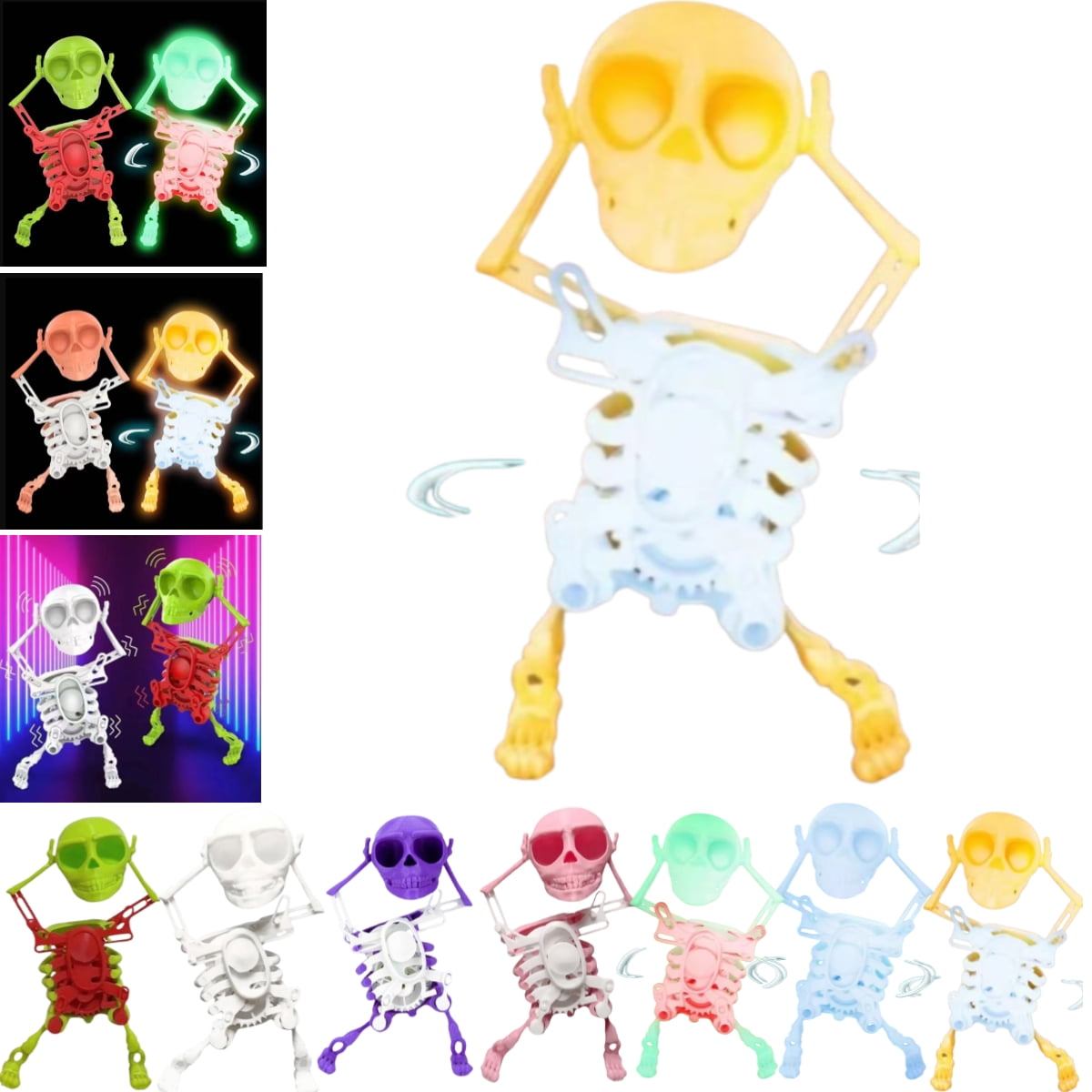 Dancing Skeleton Toy - 3D Printed Human Skeleton Shape Plaything for ...